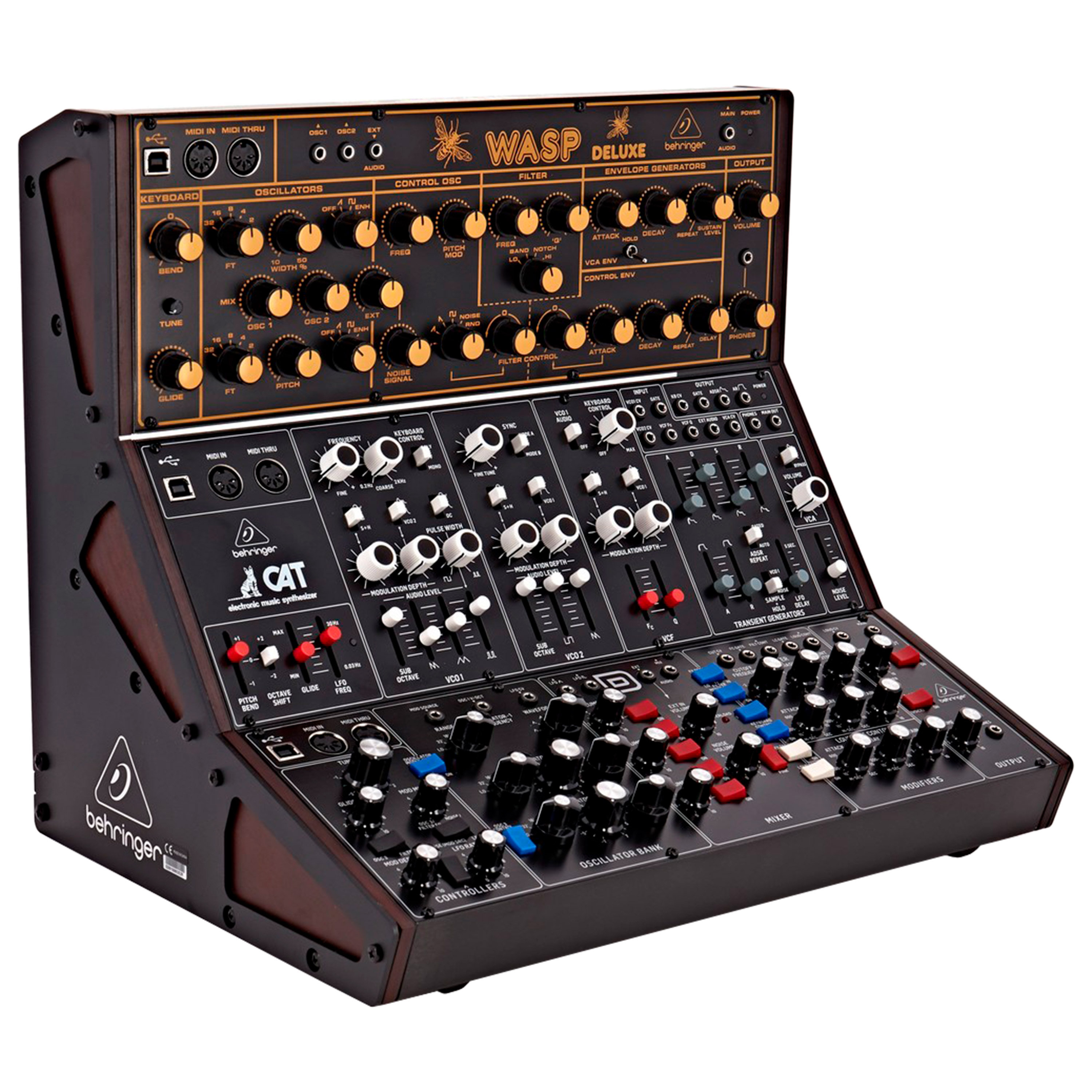 Behringer Pack Model D + CAT + Wasp Deluxe - Rack synthétiseur ...