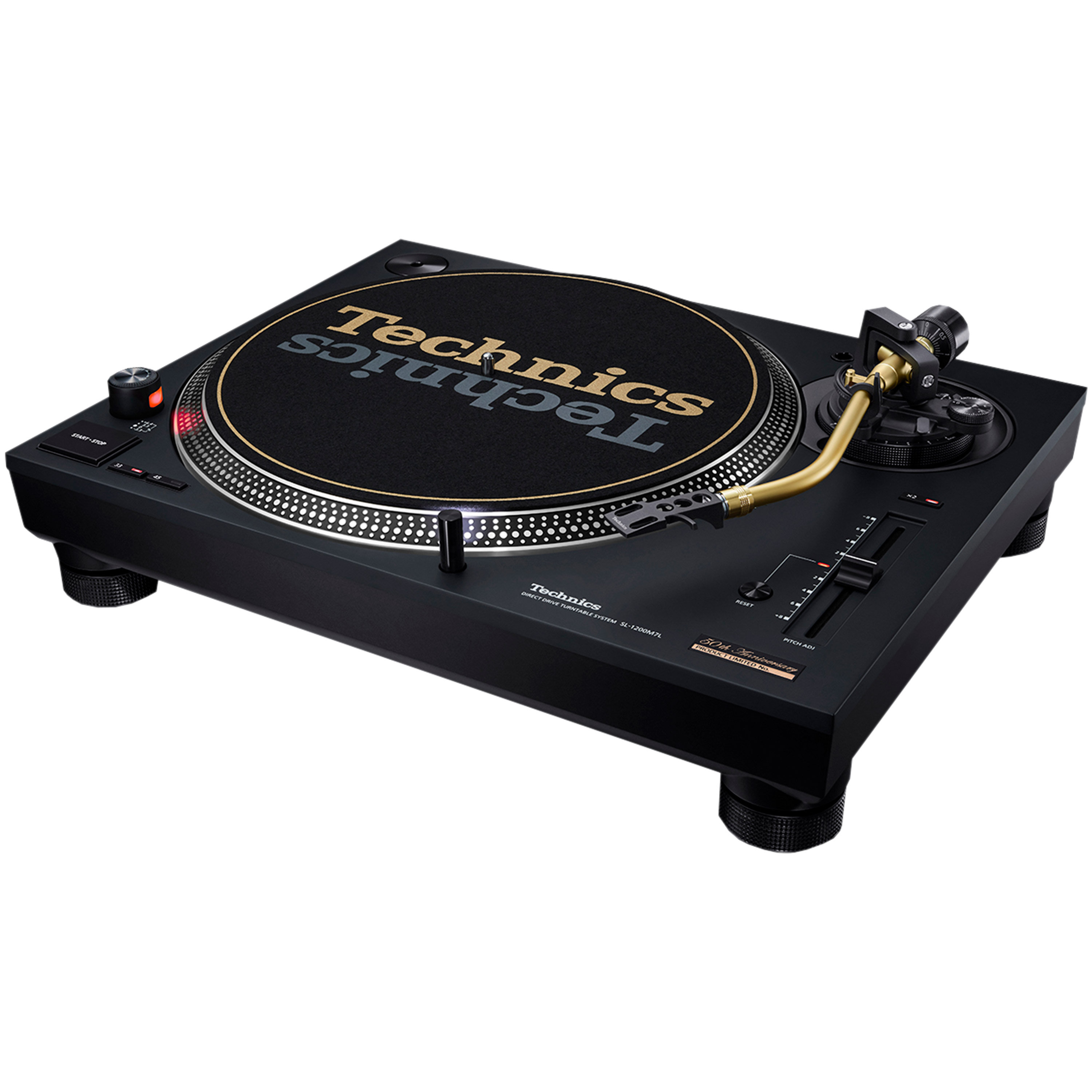 Technics SL-1200M7L 50 Years Anniversary Black - Platine à entrainement direct SonoVente.com