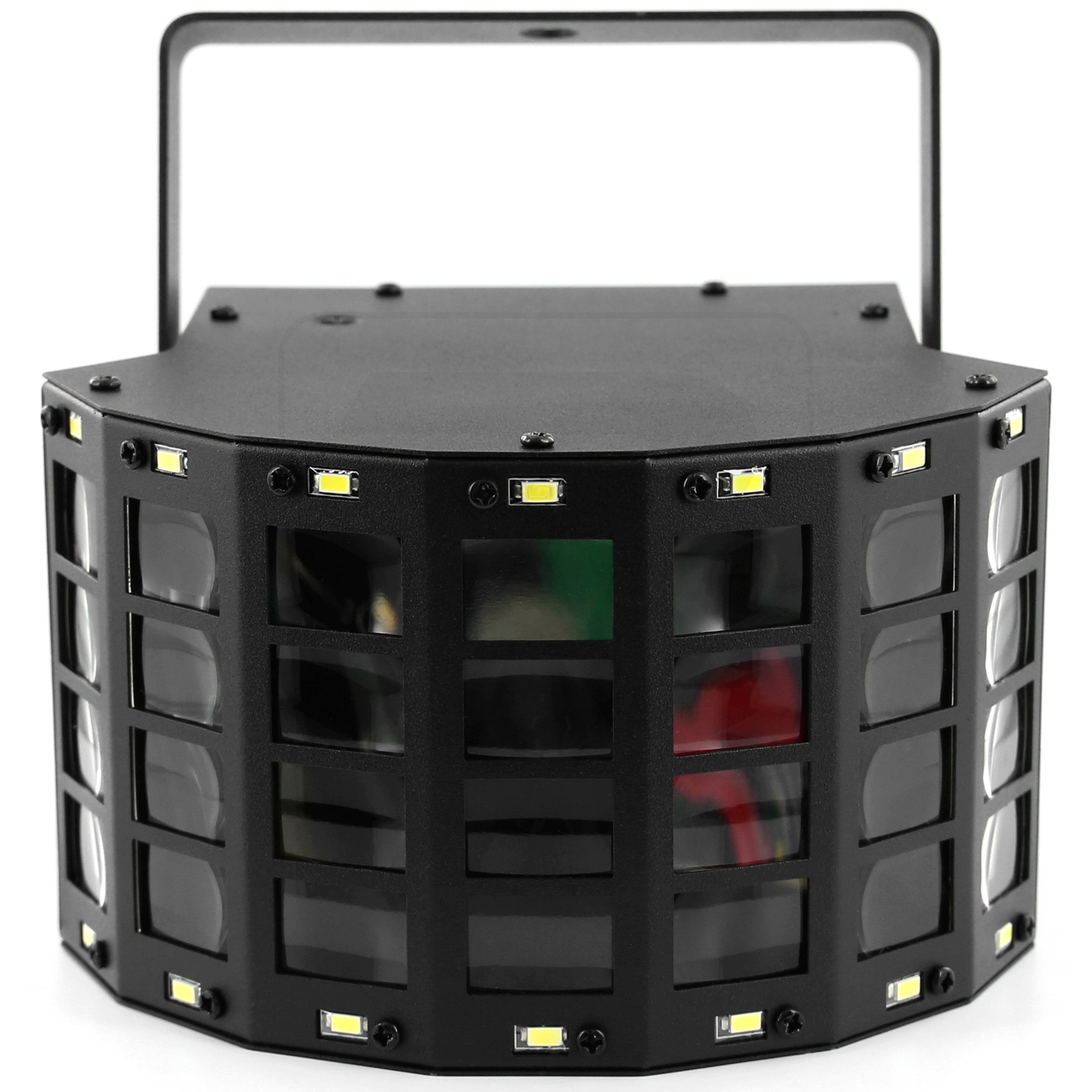 BoomTone DJ Mini Derby Strob - Effets à LED SonoVente.com