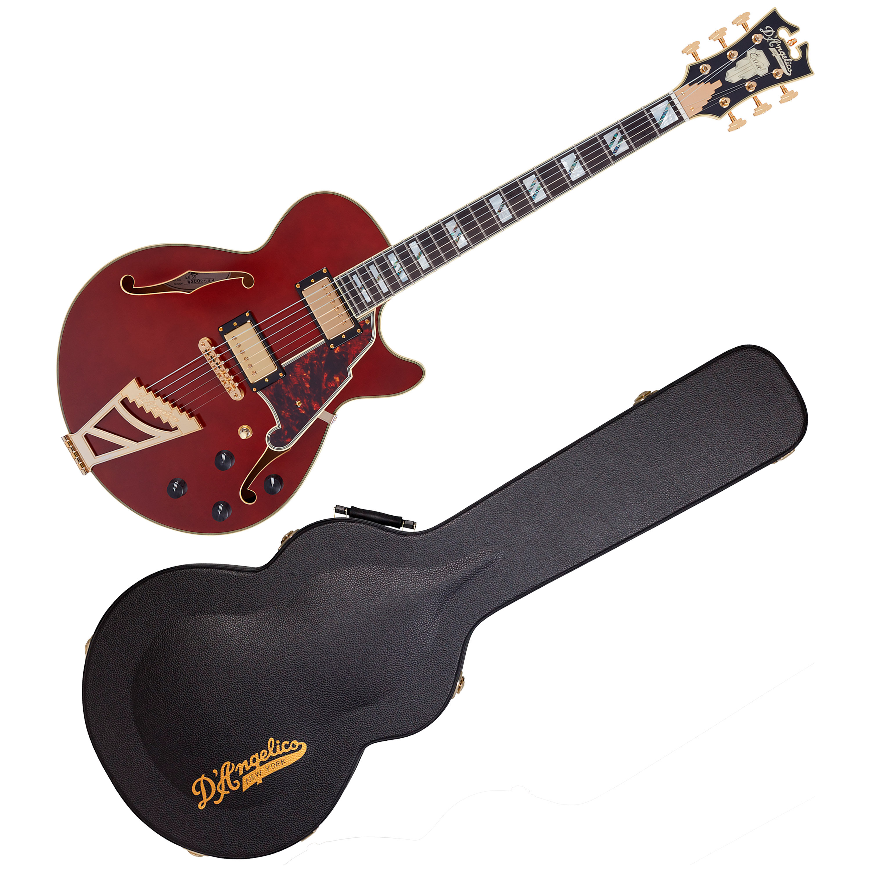 Excel SS Viola + étui : Guitare Demi-caisse D'Angelico - SonoVente.com ...