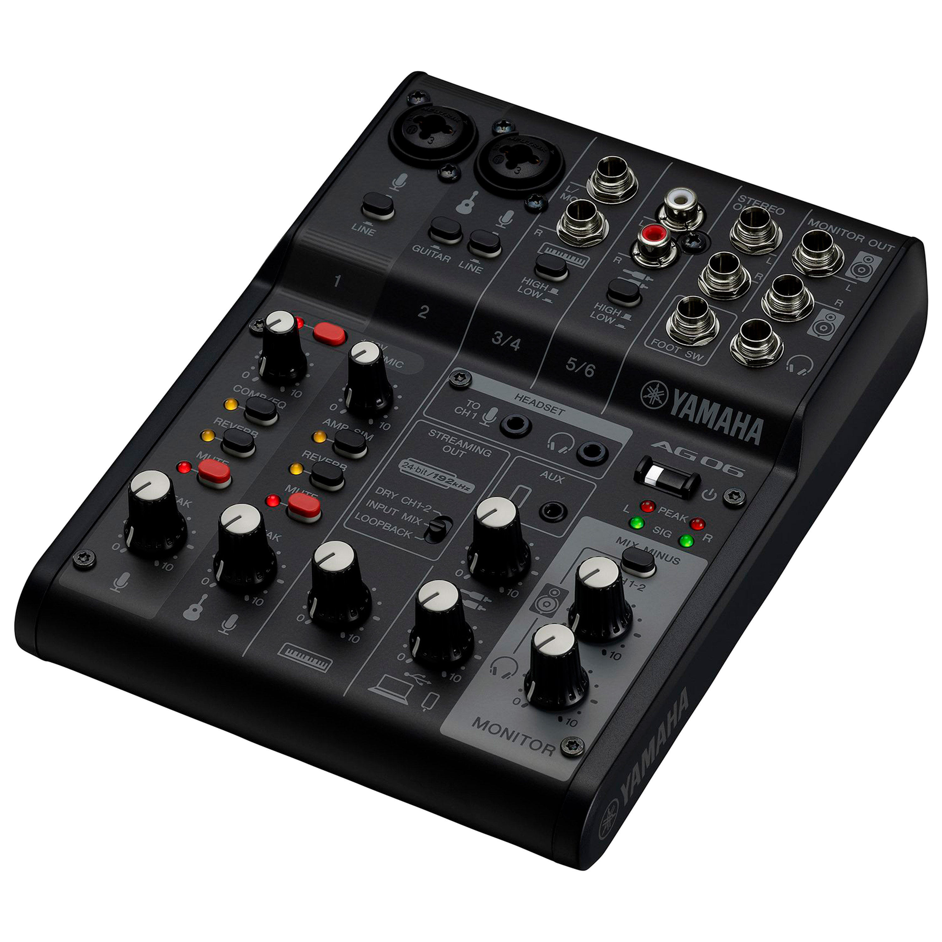 Yamaha AG06 MK2 Black - Materiel streaming SonoVente.com - Maroc