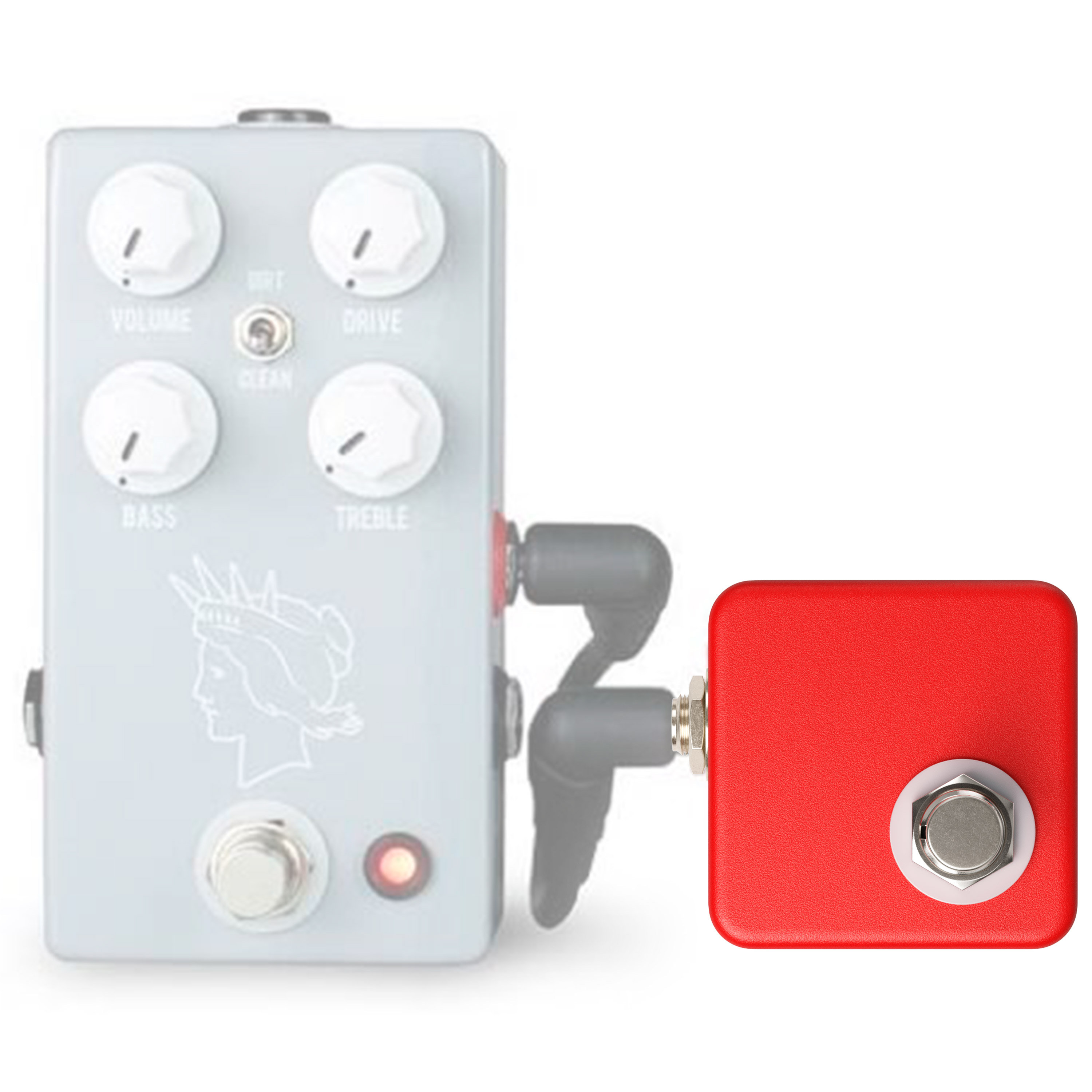 JHS Pedals Red Remote Controller - Footswitch SonoVente.com
