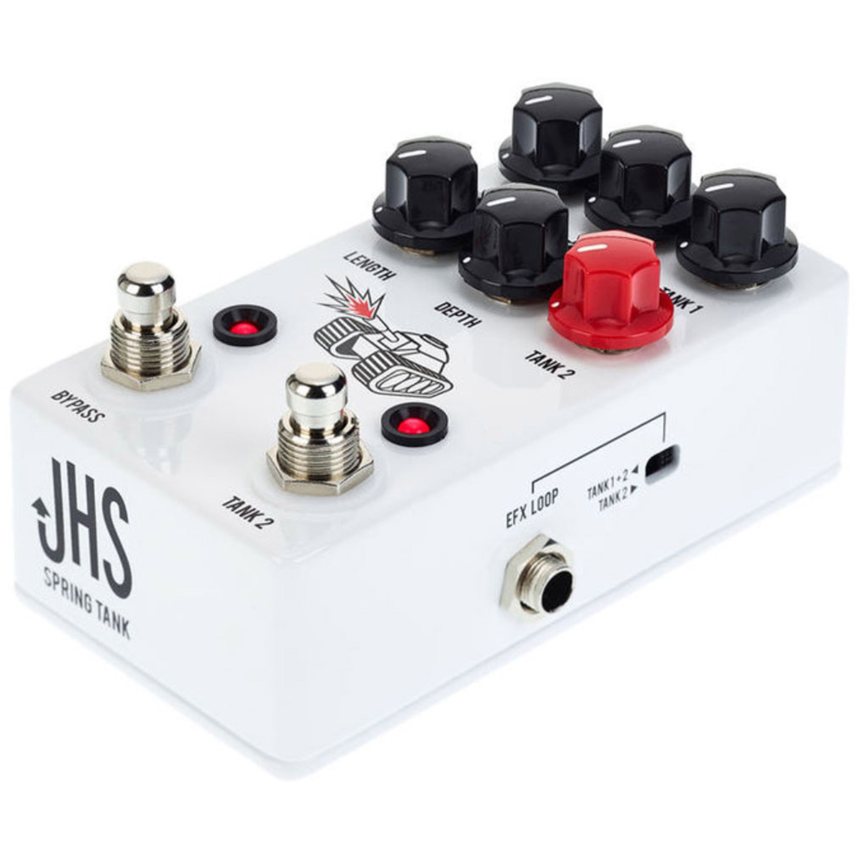 Spring Tank Reverb : Effets Guitare Electrique JHS Pedals - SonoVente.com