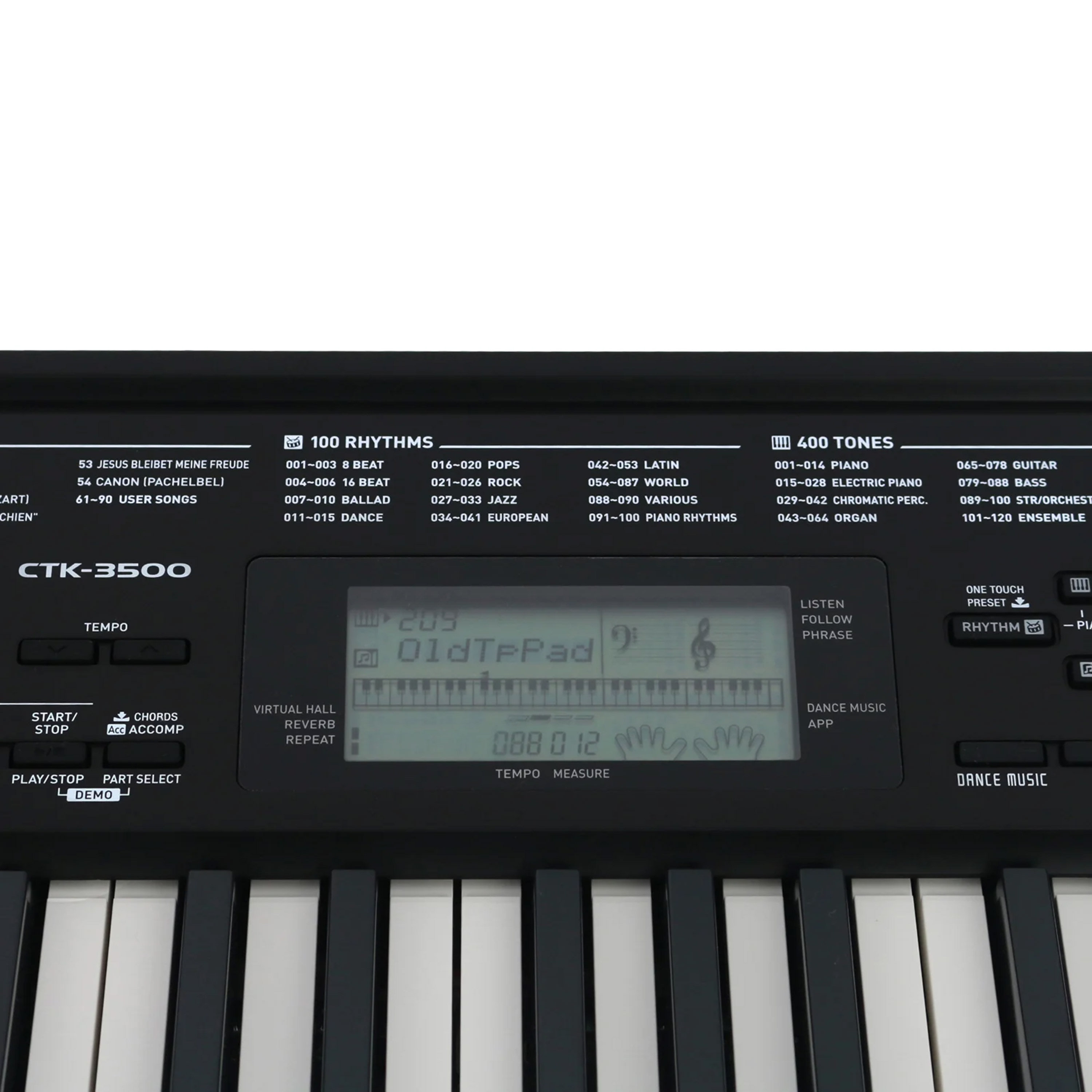 Casio CTK-3500 - Clavier toucher dynamique SonoVente.com