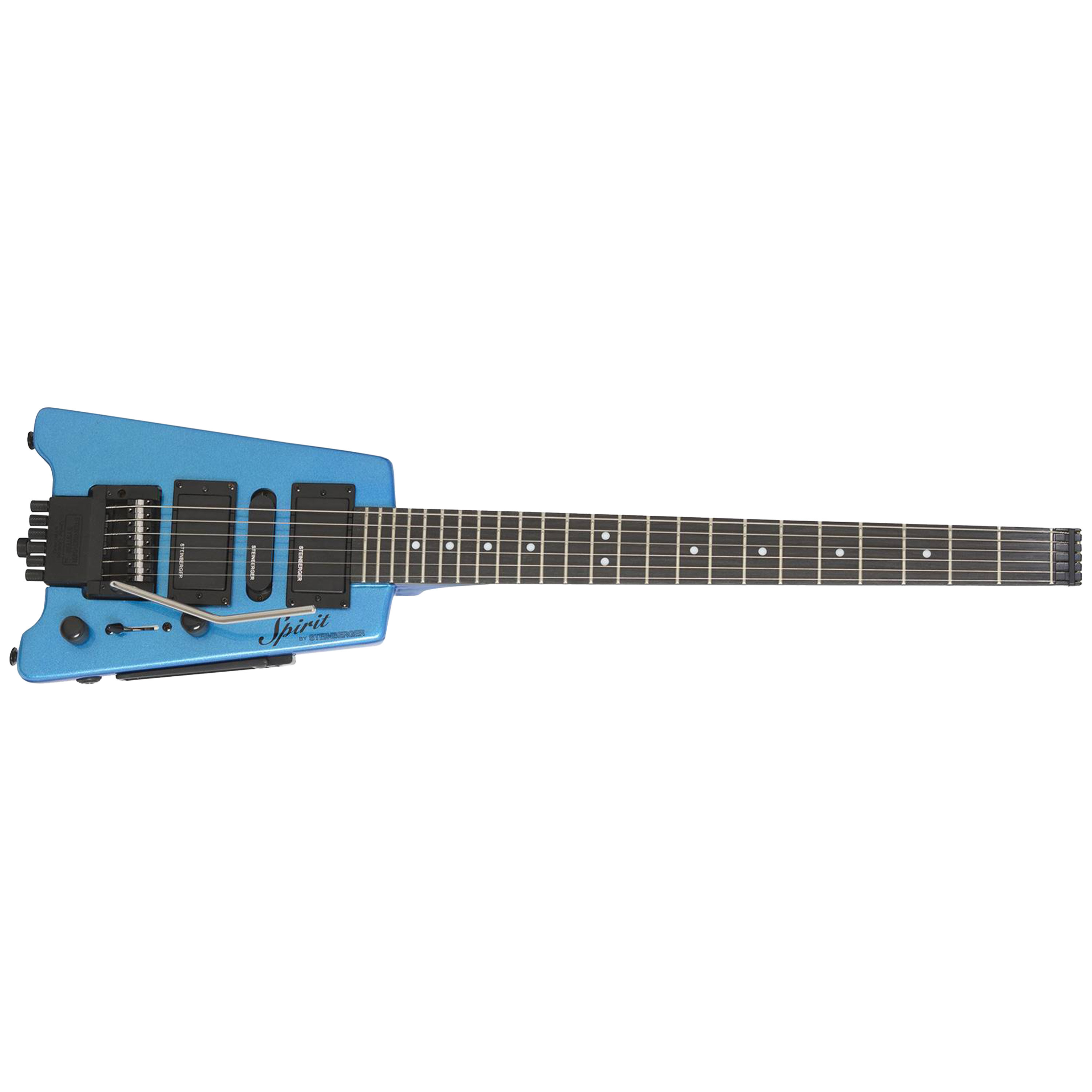 Steinberger Spirit GT-PRO Deluxe Frost Blue - Reisgitaar SonoVente.com - nl