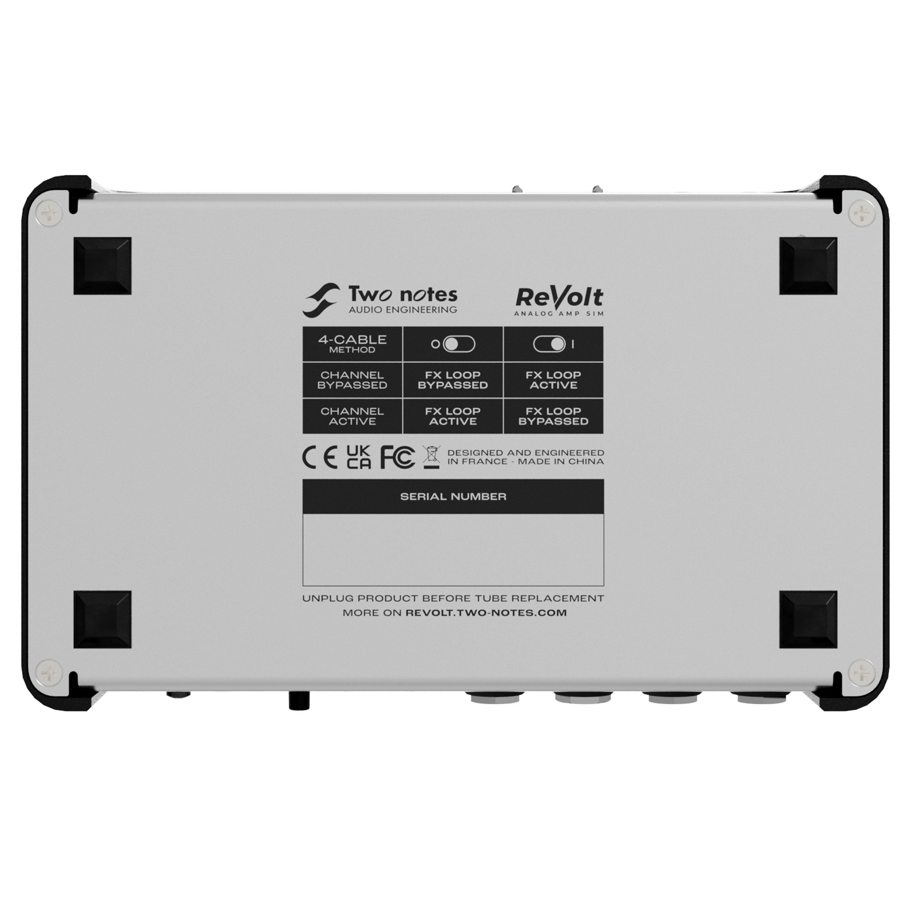 Two Notes ReVolt Bass Simulateur d’amplis - Effets basse SonoVente.com