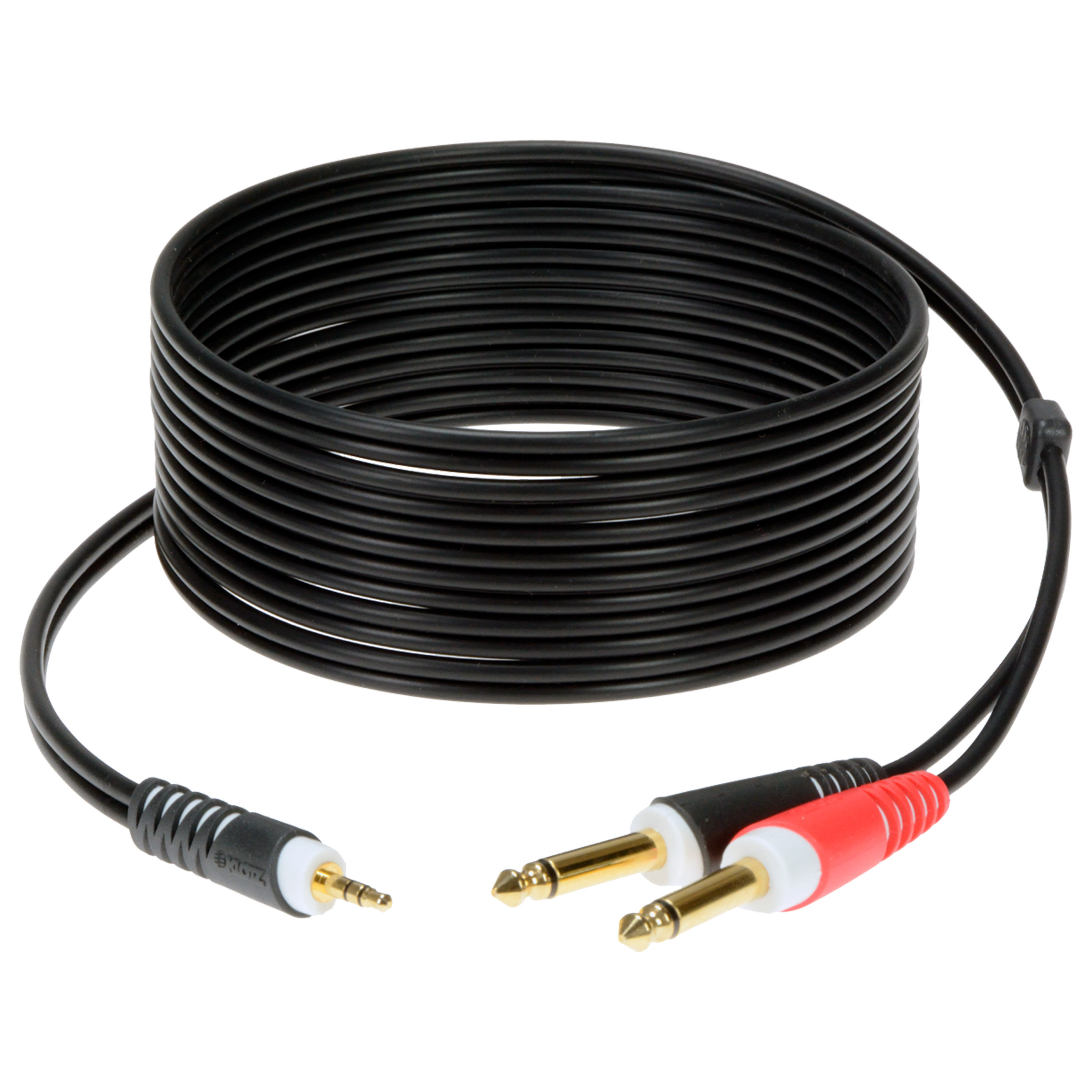 Klotz Câble mini-Jack mâle TRS / 2x Jacks mâles TS, 6m - Câbles en Y ...