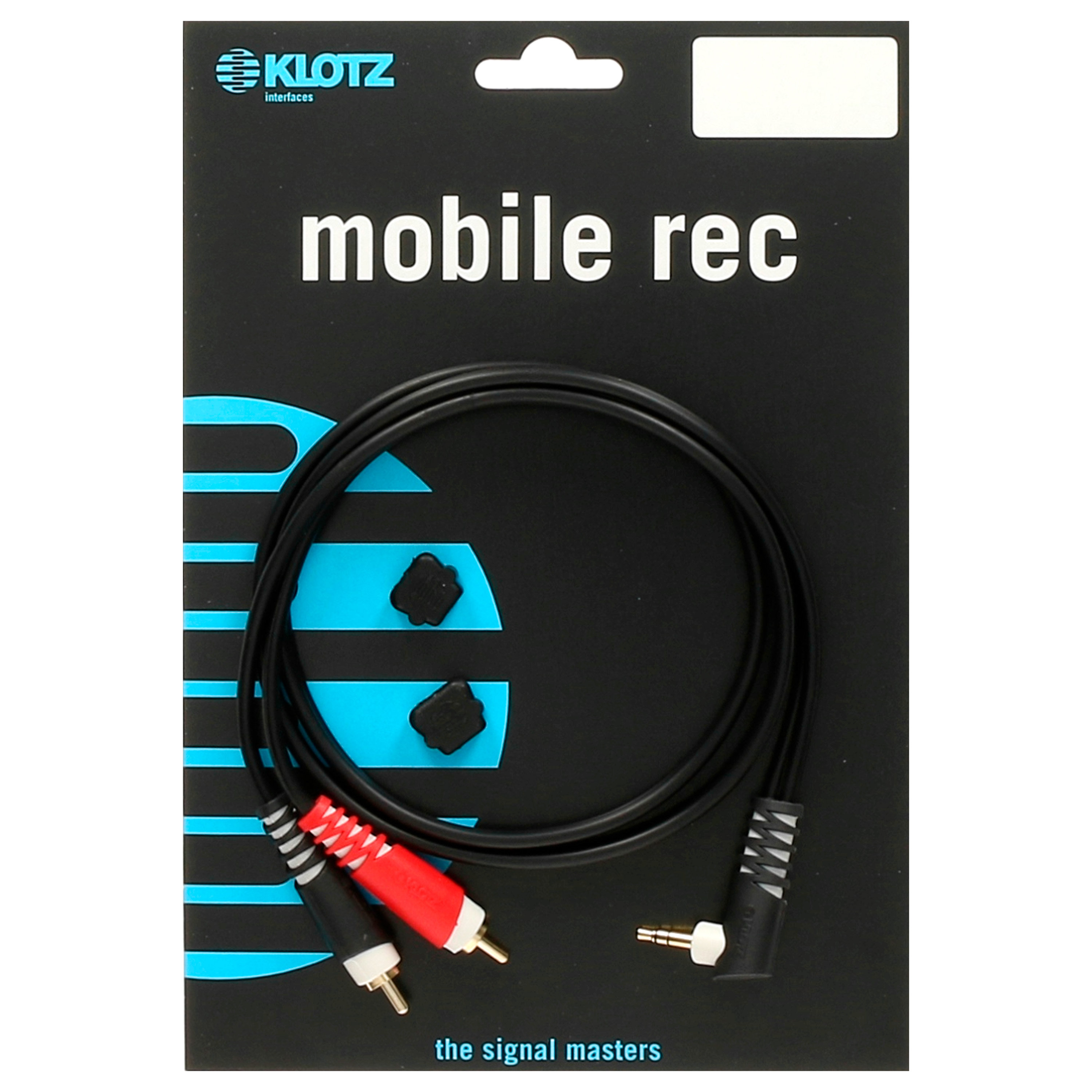 Klotz Câble mini-Jack mâle TRS coudé / 2x RCA mâles, 2m - Câbles en Y SonoVente.com