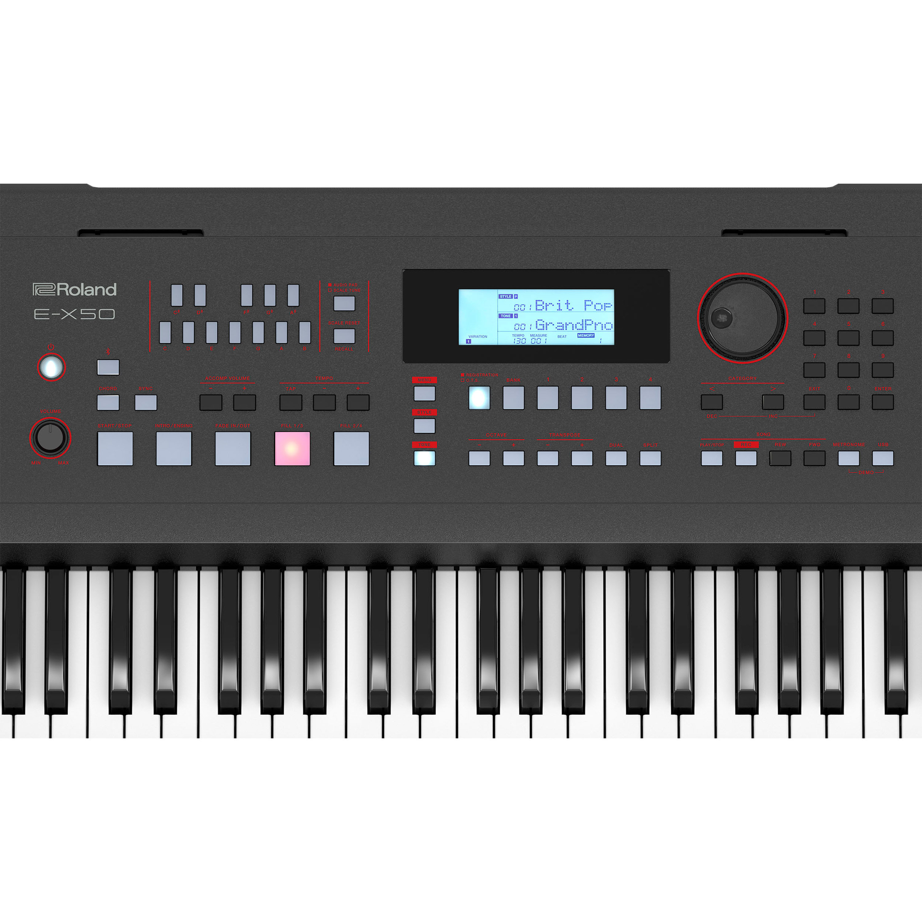 Roland E-X50 - Clavier toucher dynamique SonoVente.com
