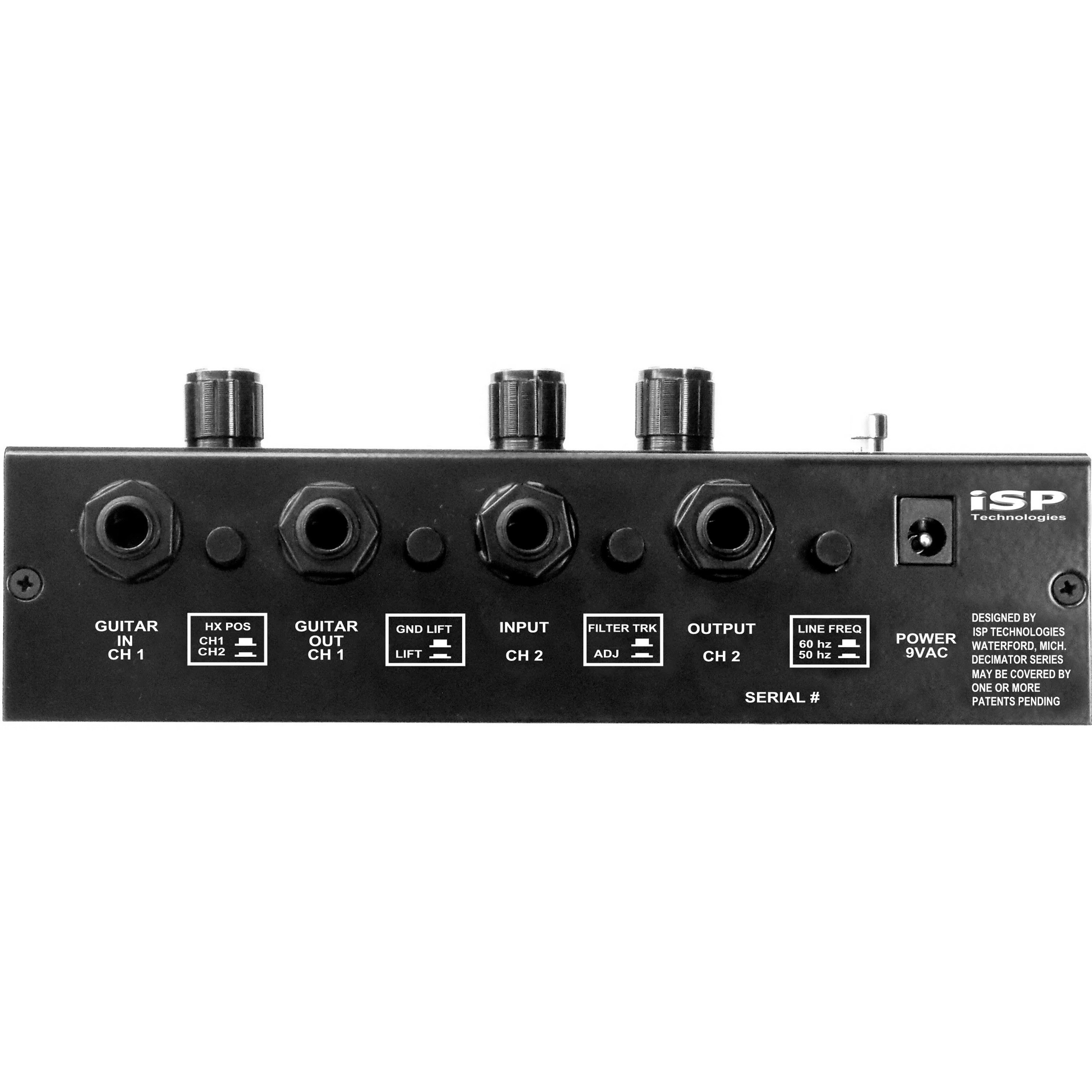 ISP Technologies Hum Extractor + Decimator G - Effets guitare ...