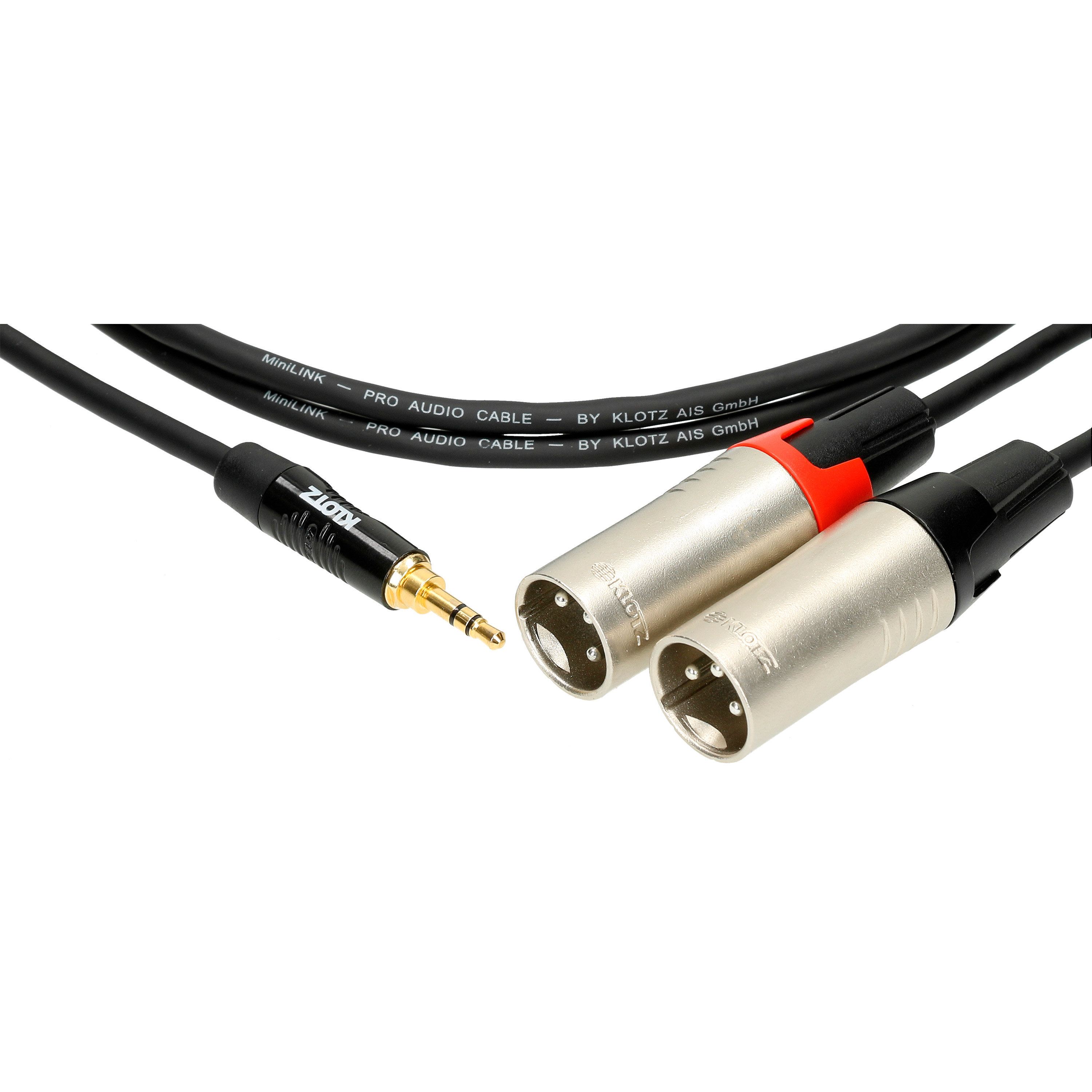 Klotz Câble Y mini-Jack TRS / 2x XLR mâles, 1.8m - Y kabels SonoVente ...