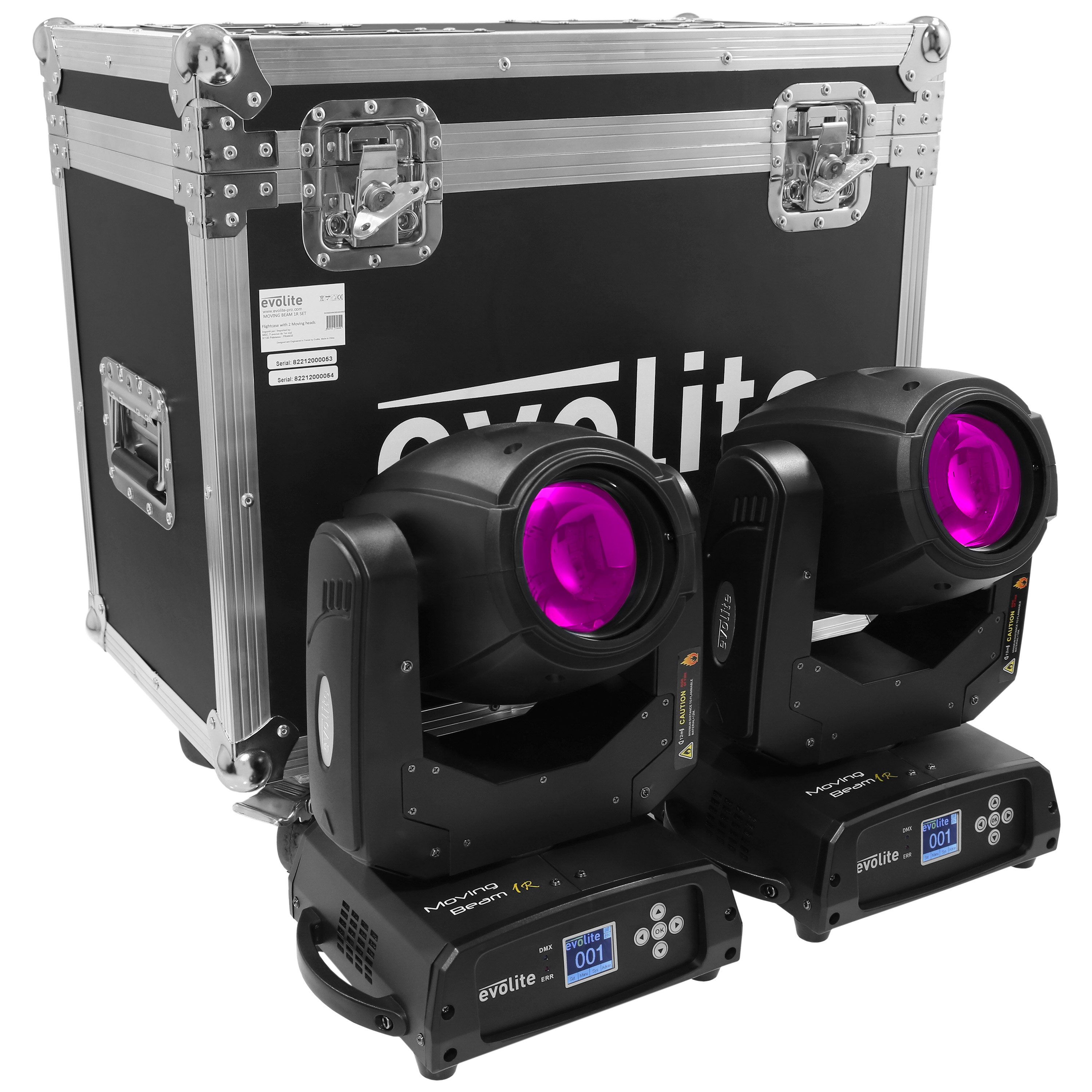 Evolite Moving Beam 1R Set - Lyre Beam SonoVente.com