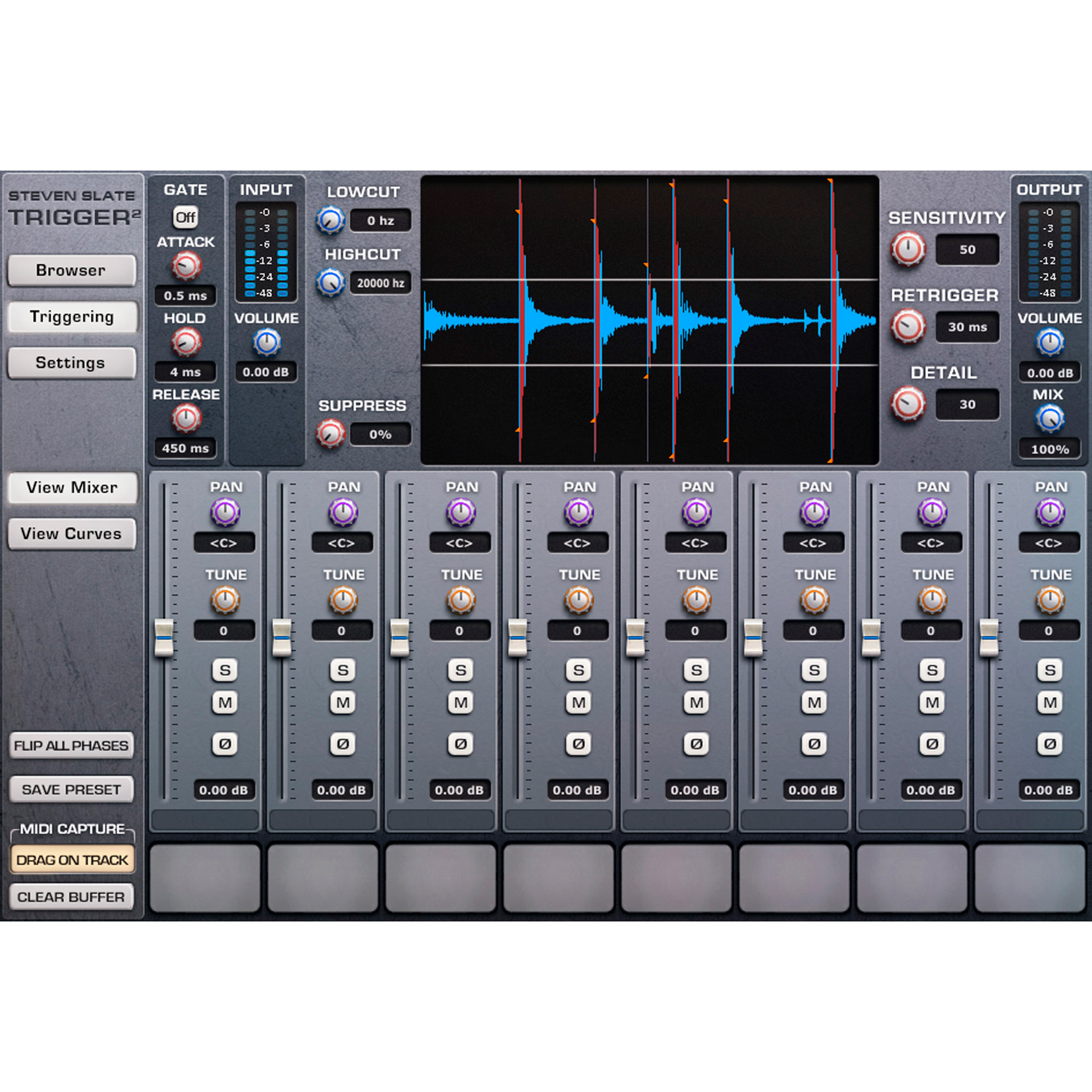 Steven Slate TRIGGER 2 Platinum - Logiciel plugins d'effets SonoVente.com