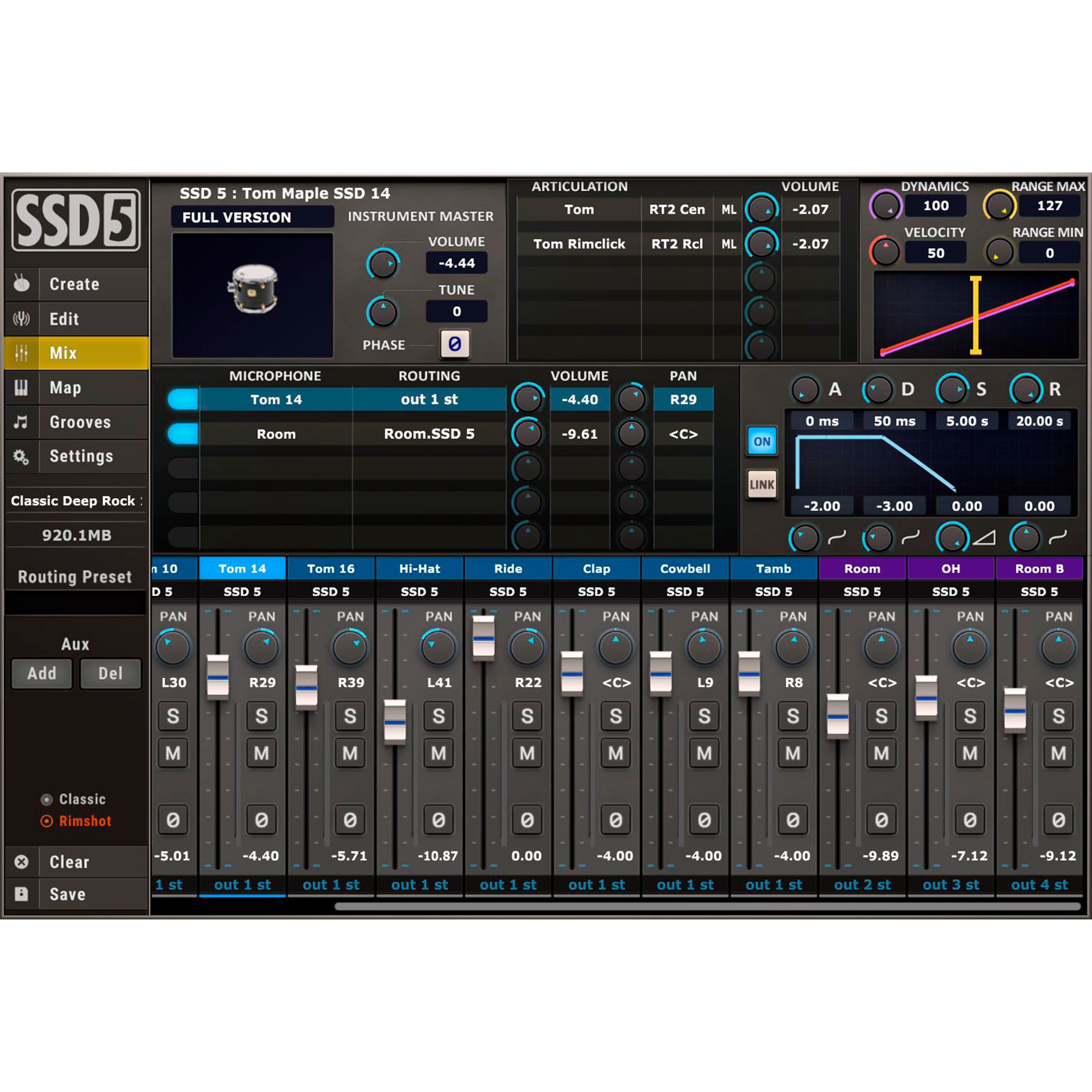Steven Slate Steven Slate Drums 5 (SSD5) - Logiciel plugins d'effets ...