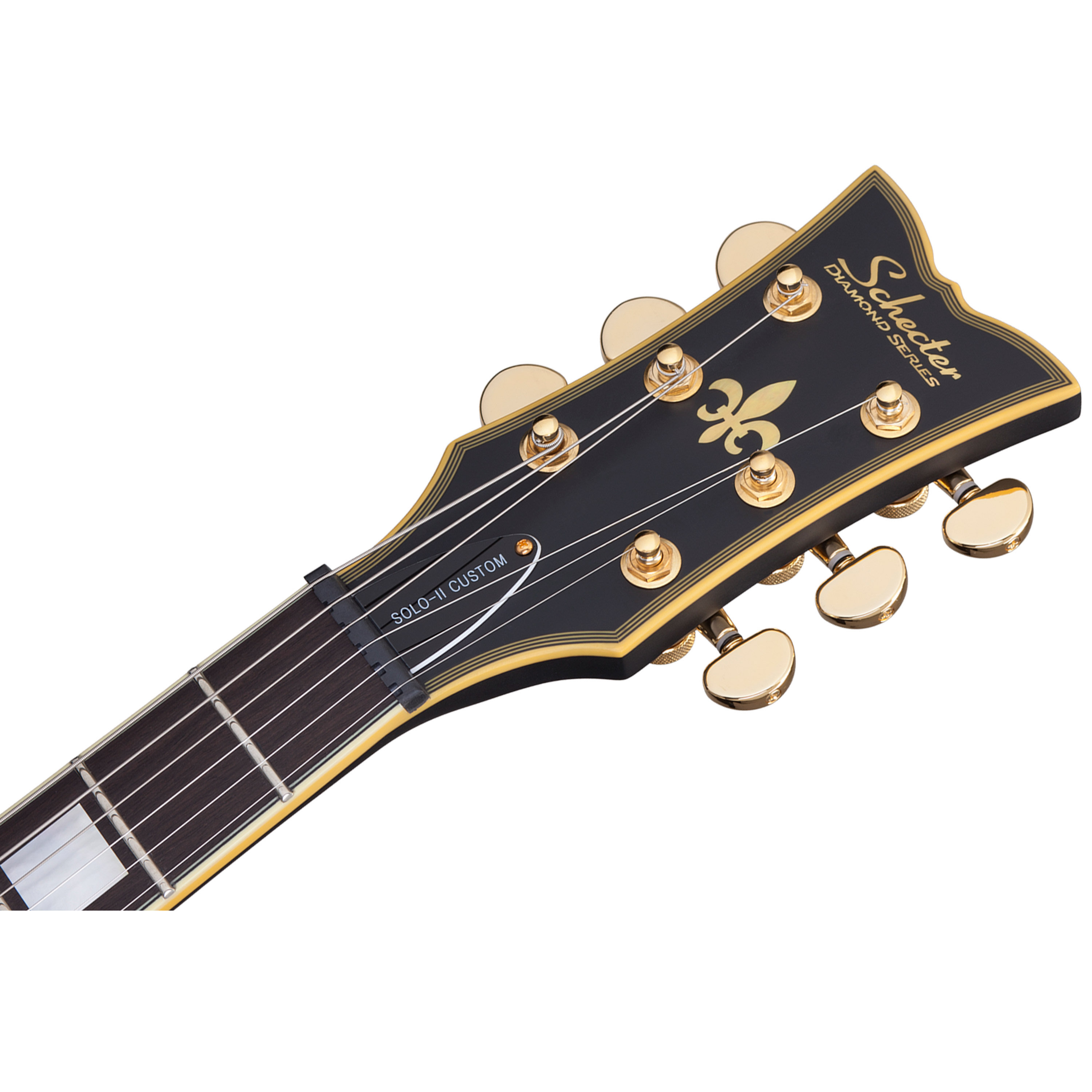 Schecter Solo-II Custom - Aged Black Satin - Guitare forme LP SonoVente.com