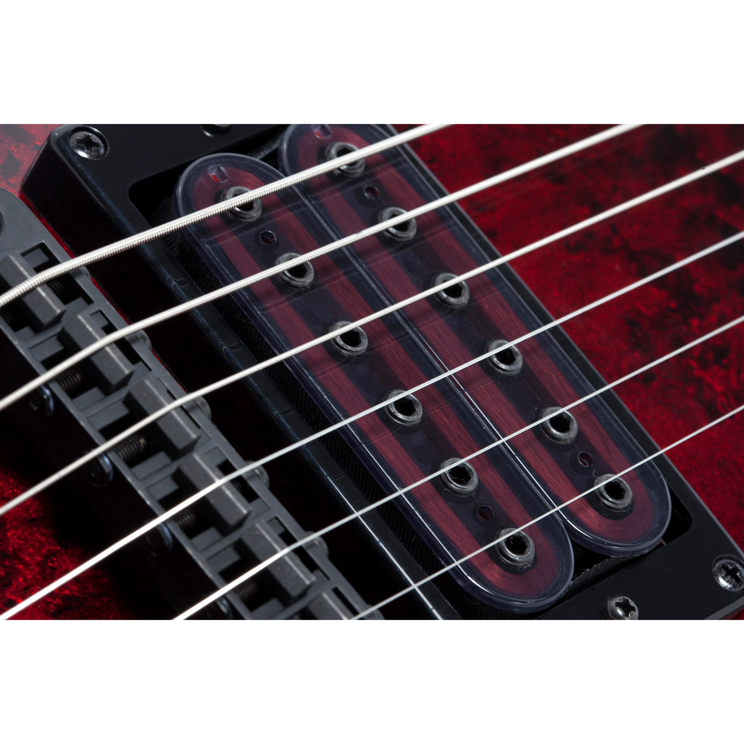 Schecter Apocalypse Solo-II chevalet fixe - Red Reign - Guitare forme ...