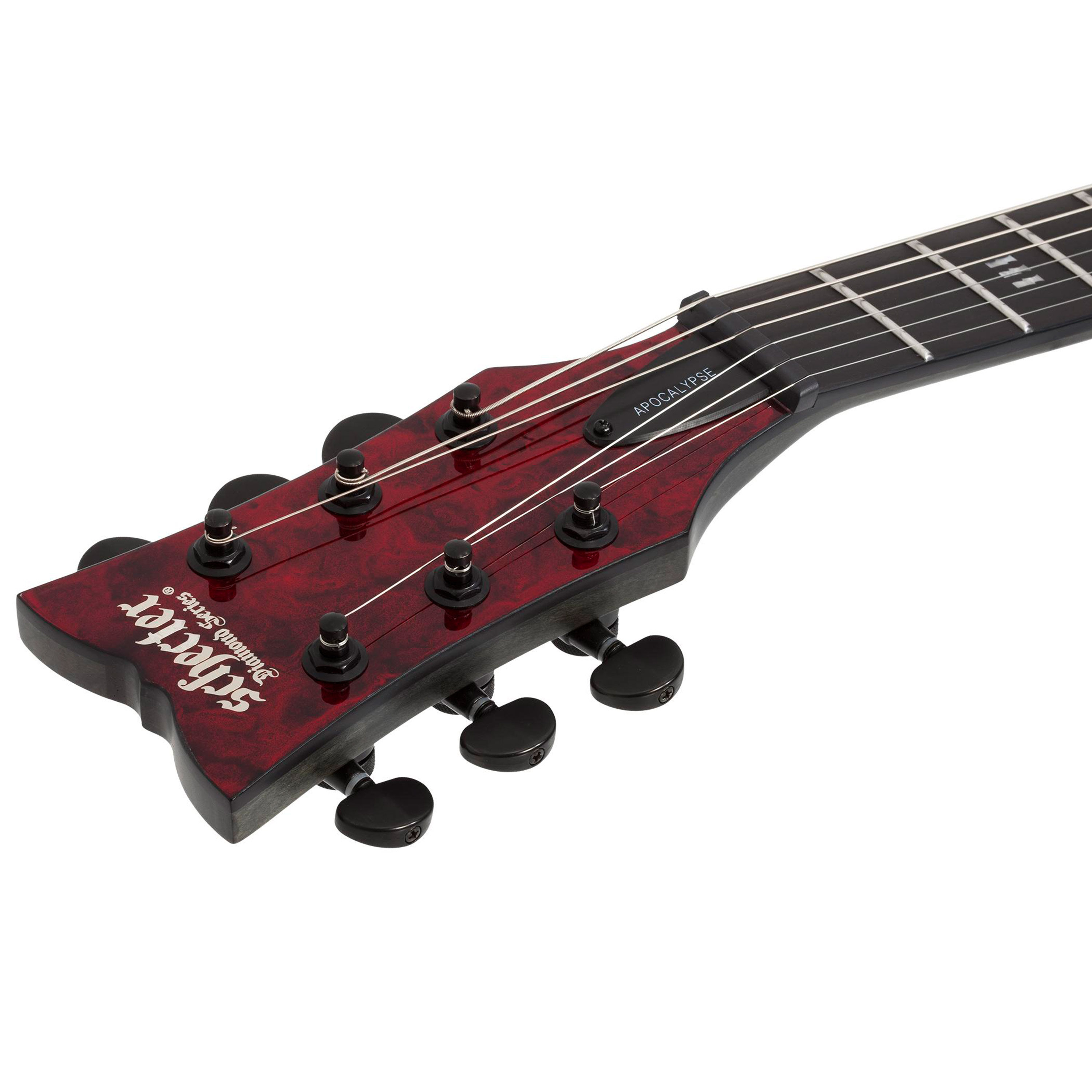 Schecter Apocalypse Solo-II chevalet fixe, gaucher - Red Reign ...