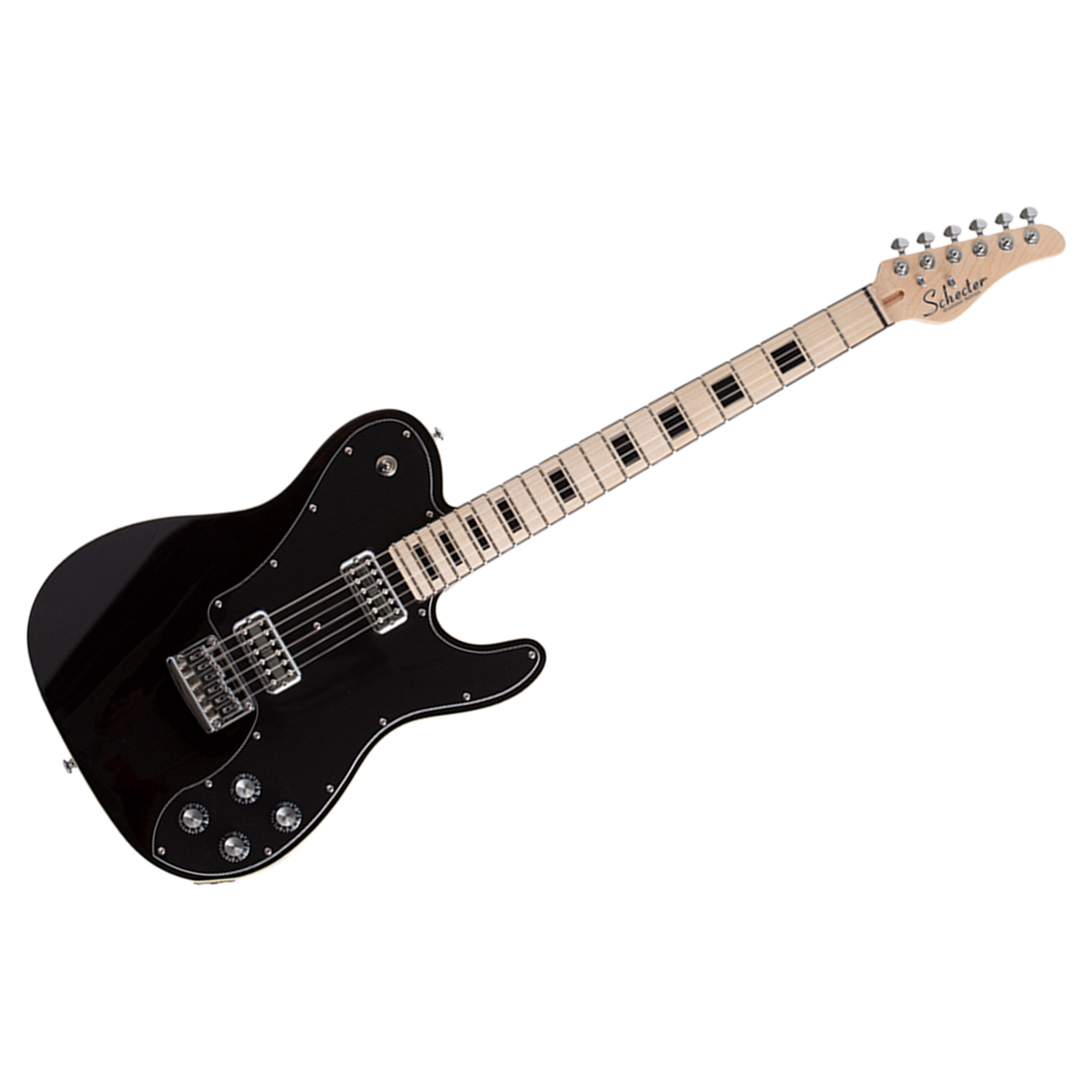 Schecter PT Fastback 2020 - Black - Guitare forme T SonoVente.com