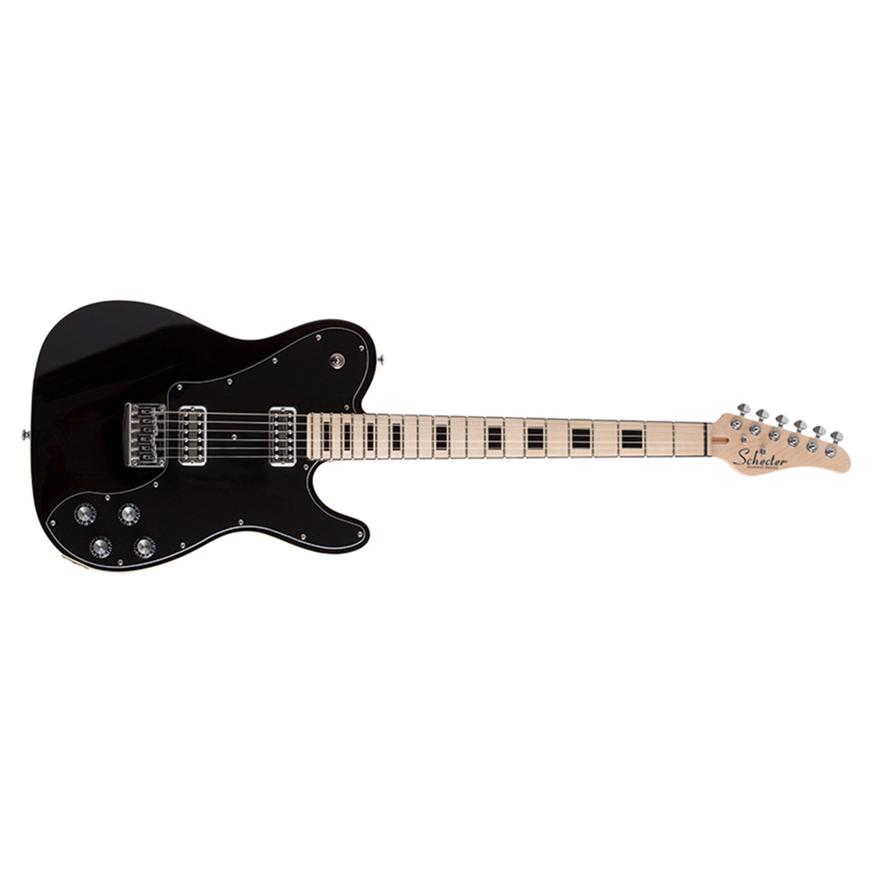 Schecter PT Fastback 2020 - Black - Guitare forme T SonoVente.com