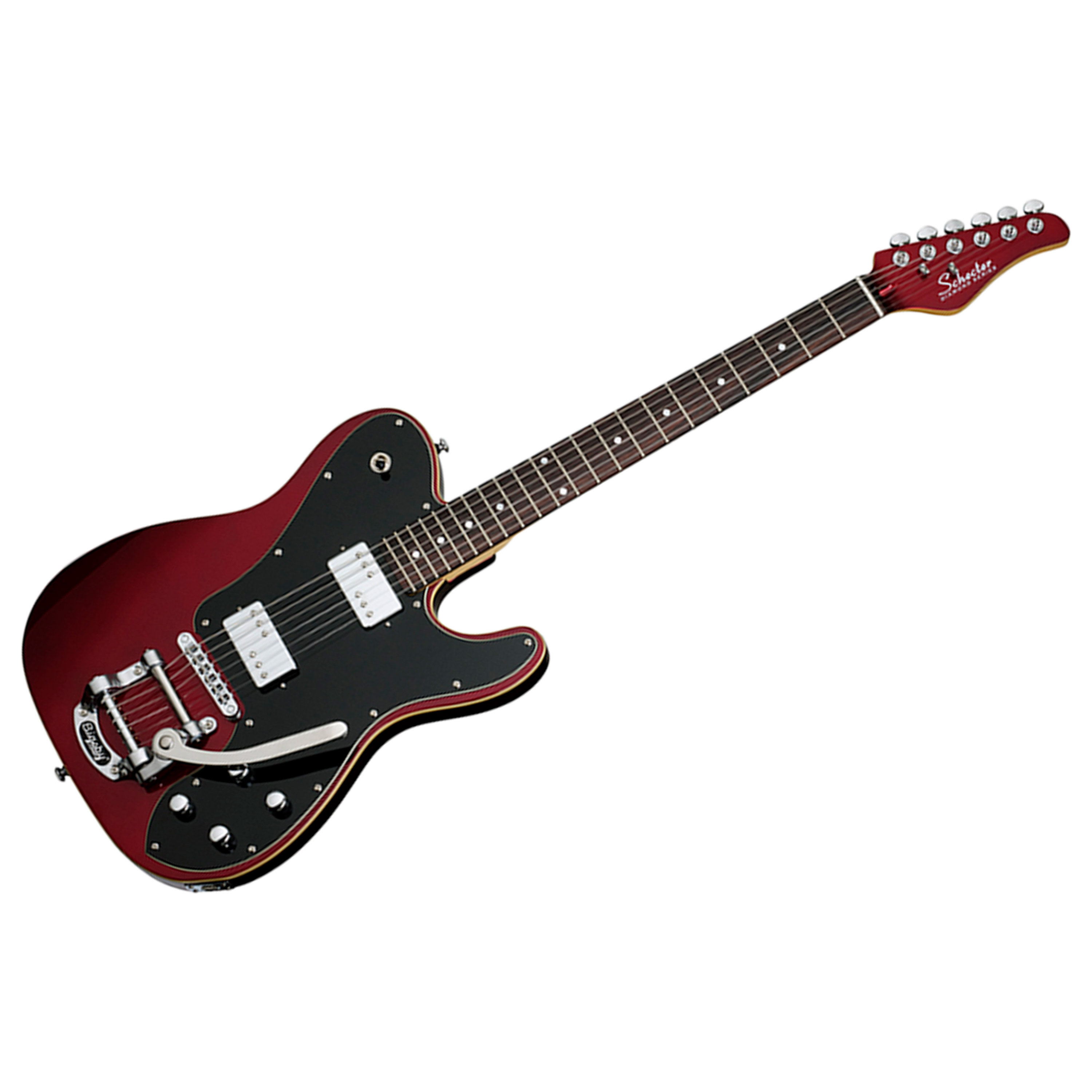 Schecter PT Fastback II Bigsby - Metallic Red - Guitare métal / moderne ...