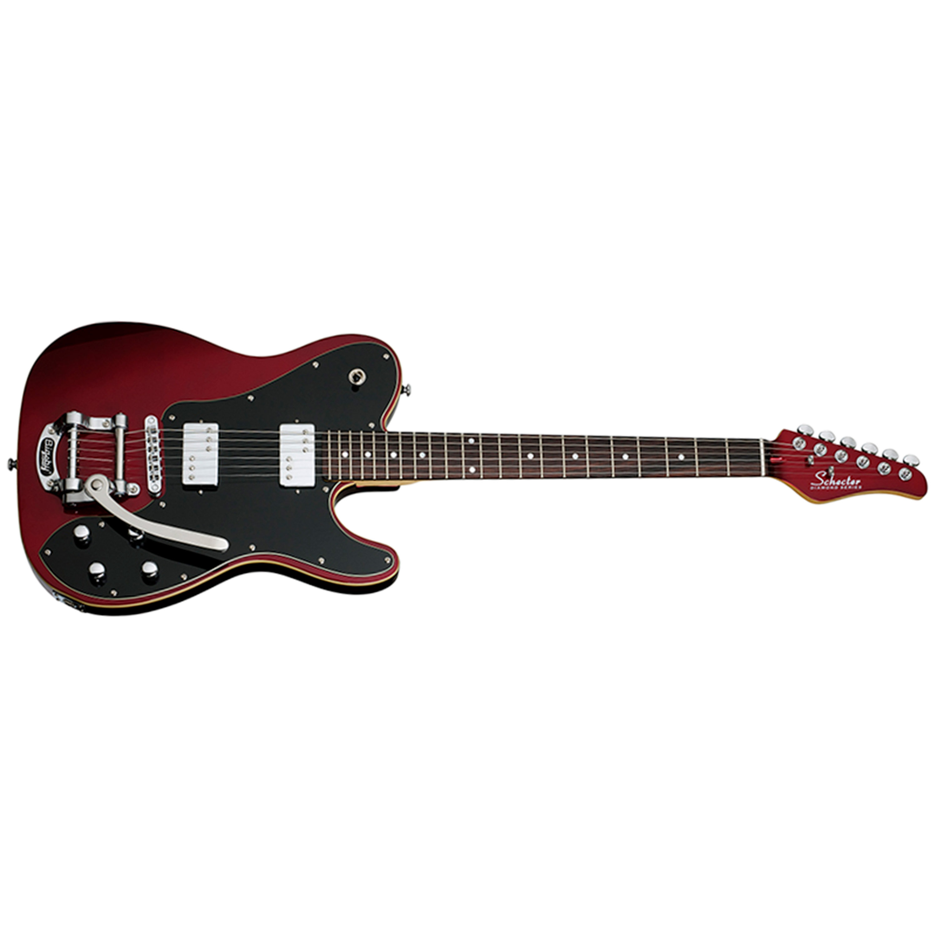 Schecter PT Fastback II Bigsby - Metallic Red - Guitare métal / moderne ...