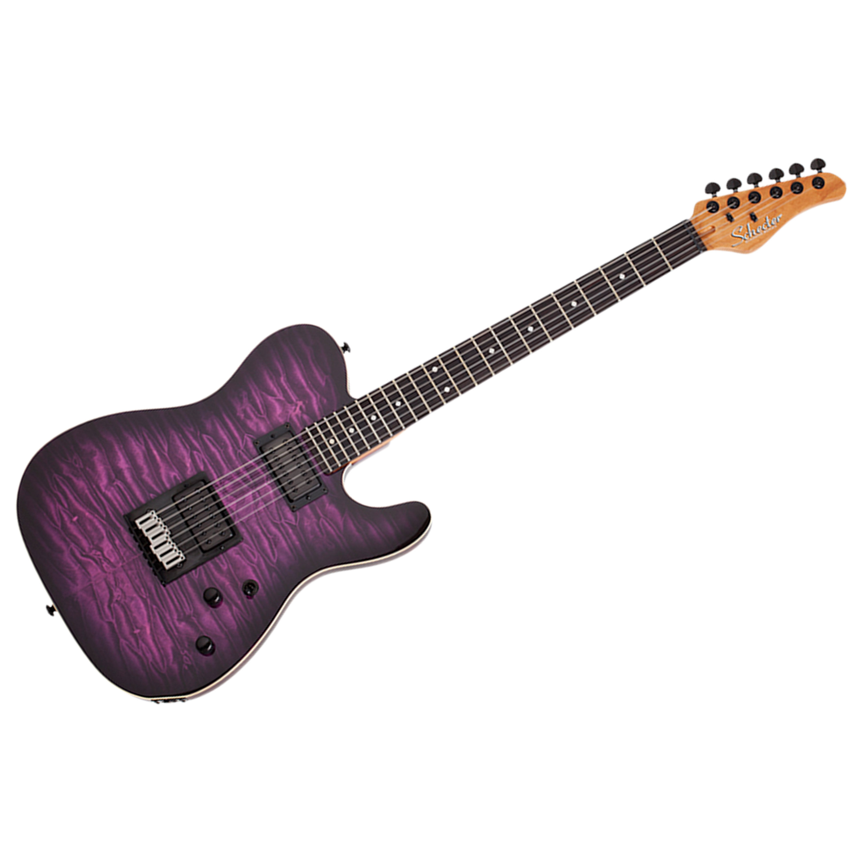 Schecter PT Pro - Trans Purple Burst - Guitare métal / moderne ...