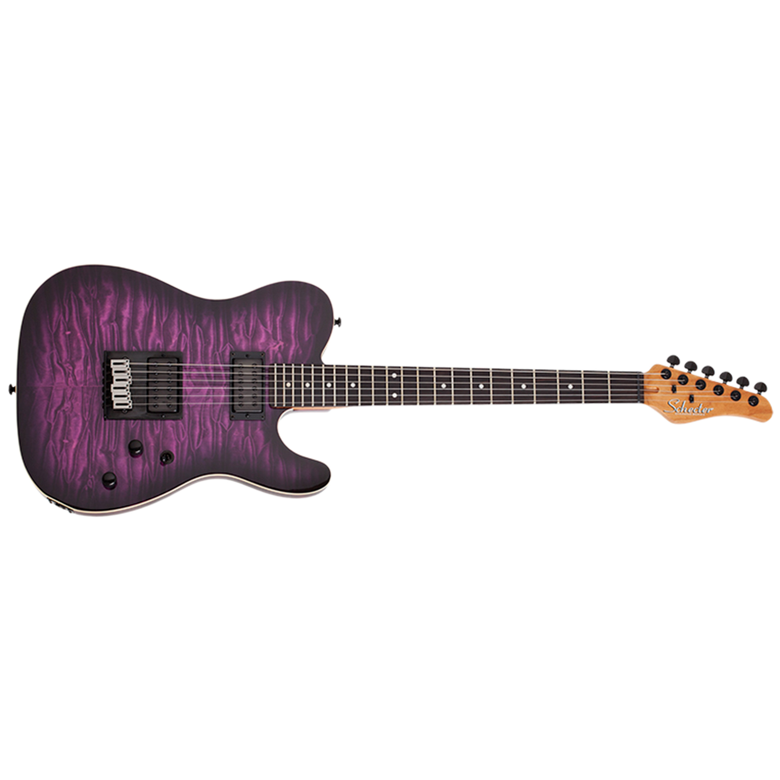 Schecter PT Pro - Trans Purple Burst - Guitare métal / moderne ...