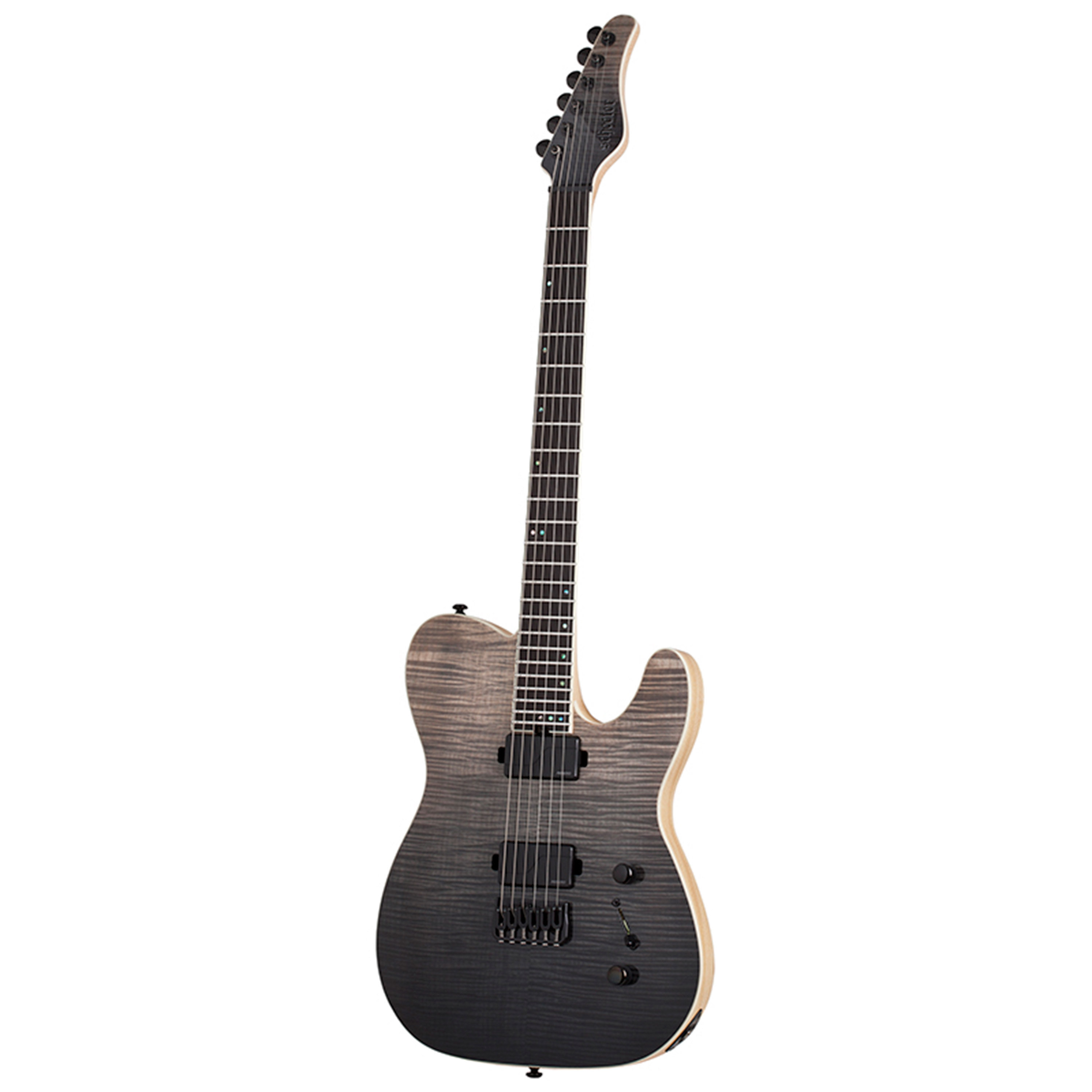 Schecter PT SLS ELITE - Black Fade Burst - Guitare métal / moderne ...