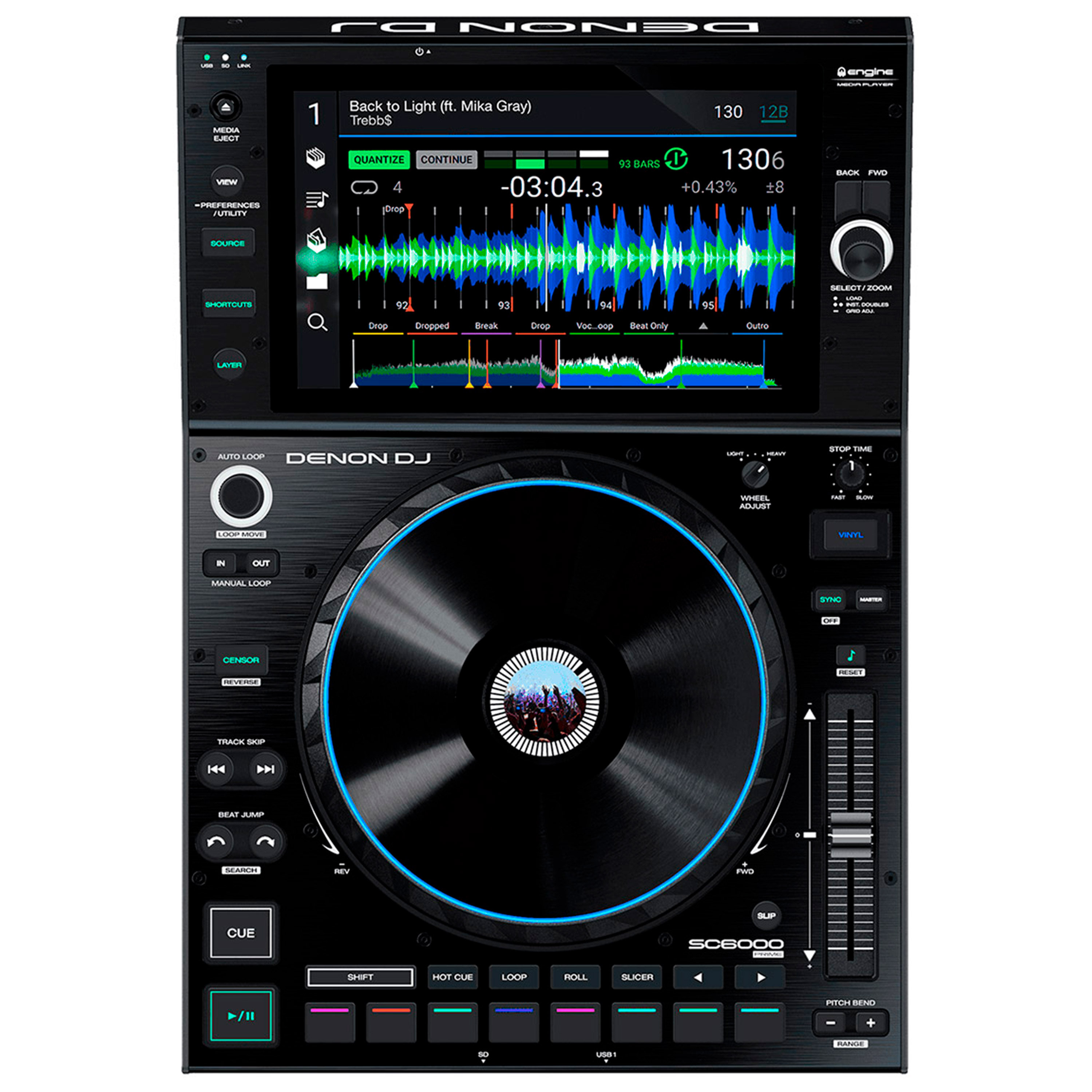 Denon DJ SC6000 Prime + LC 6000 Bundle - Contrôleur DJ autonome ...