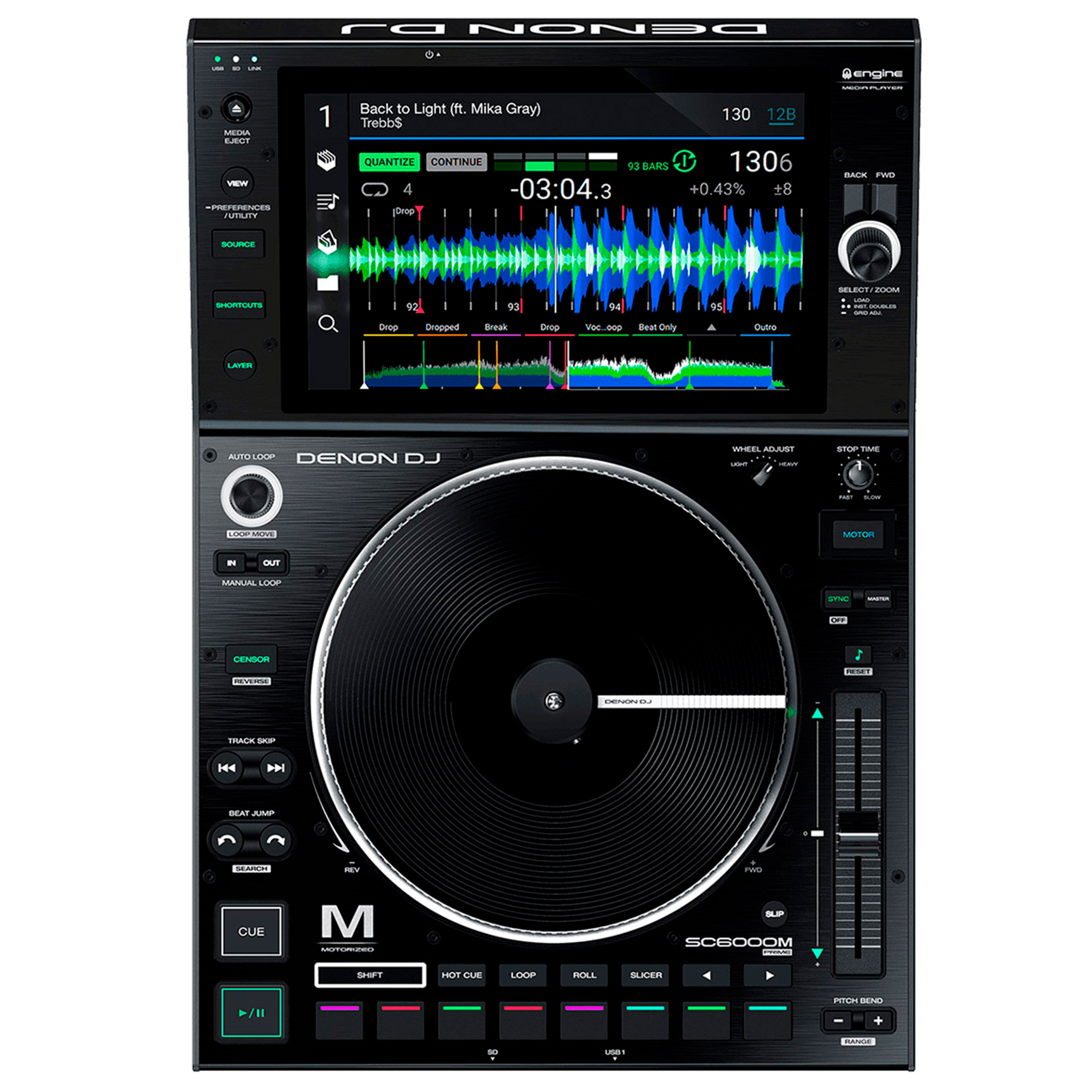 Denon DJ SC6000M Prime + LC 6000 Bundle 2 - Contrôleur DJ Autonome ...