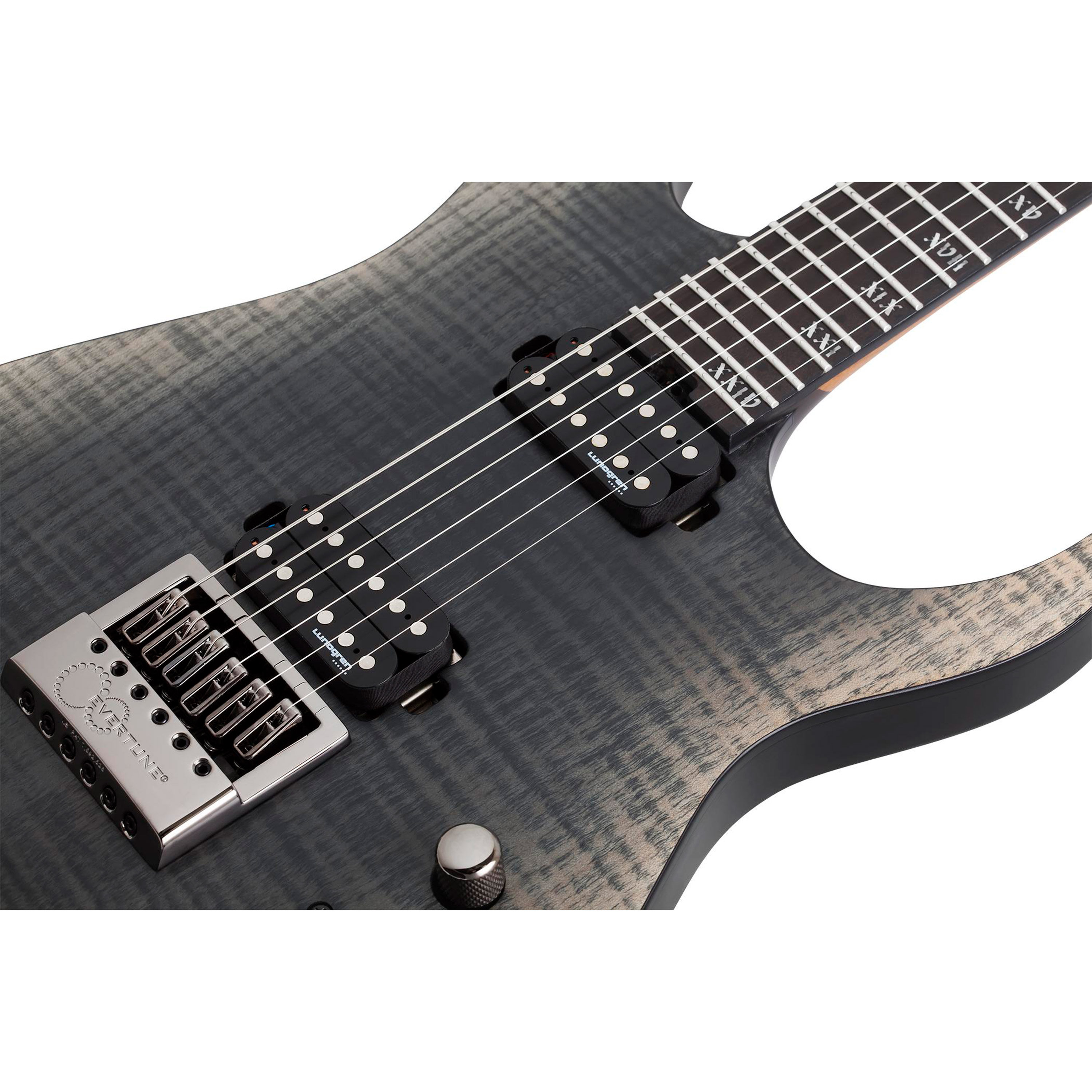 Schecter Banshee Mach 6 Evertune - Fallout Burst - Guitare métal ...