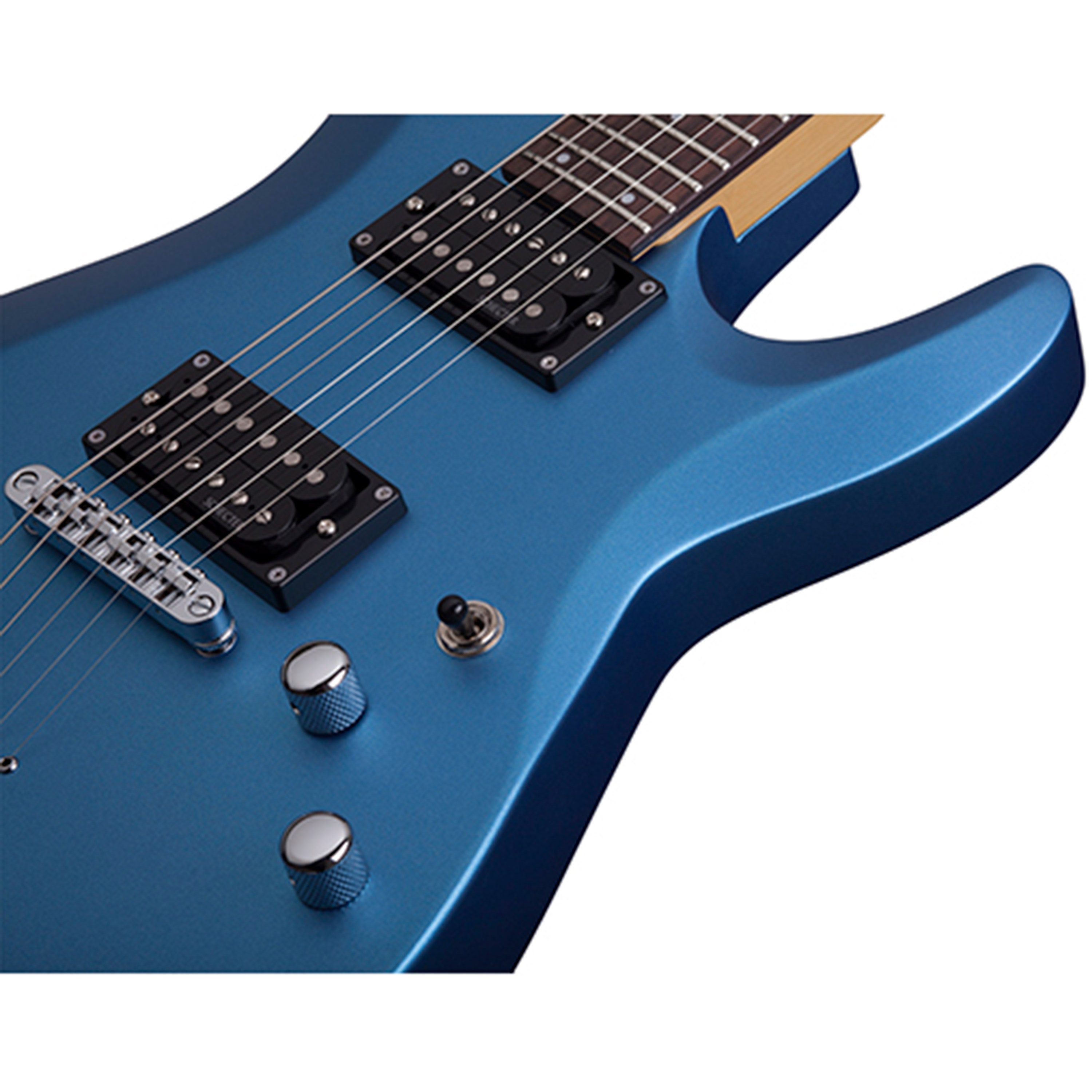 Schecter C-6 Deluxe - Satin Metallic Light Blue - Metaal / moderne ...