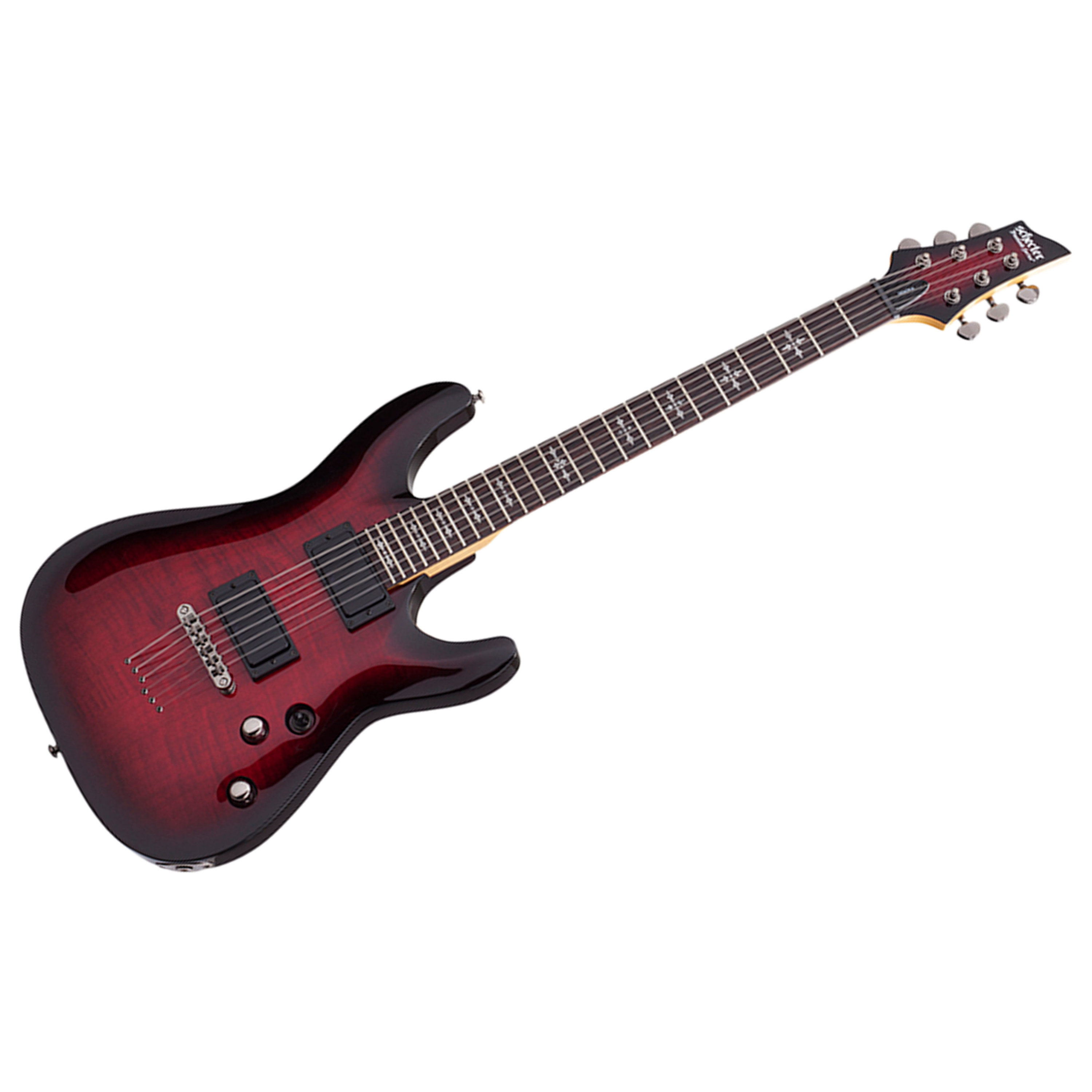 Schecter Demon 6 - Crimson Red Burst - Guitare métal / moderne ...