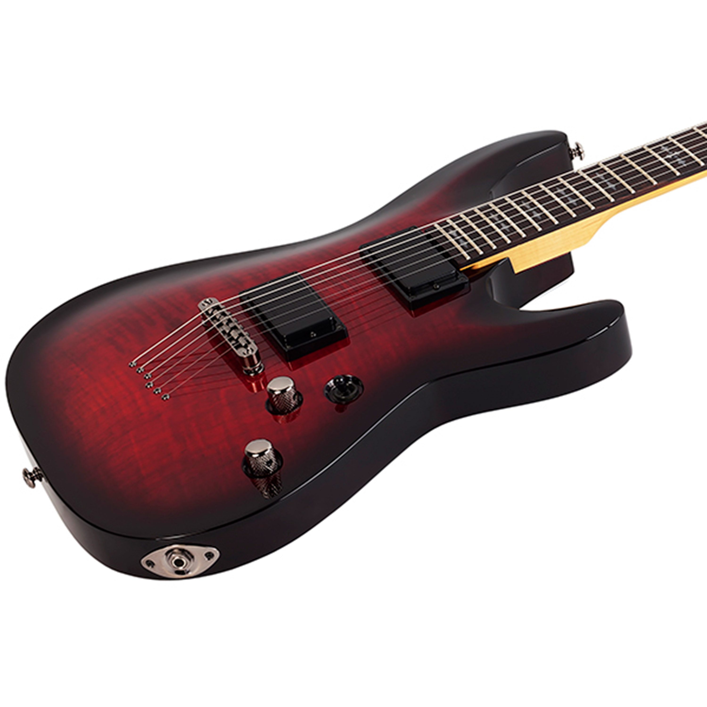 Schecter Demon 6 - Crimson Red Burst - Guitare métal / moderne ...