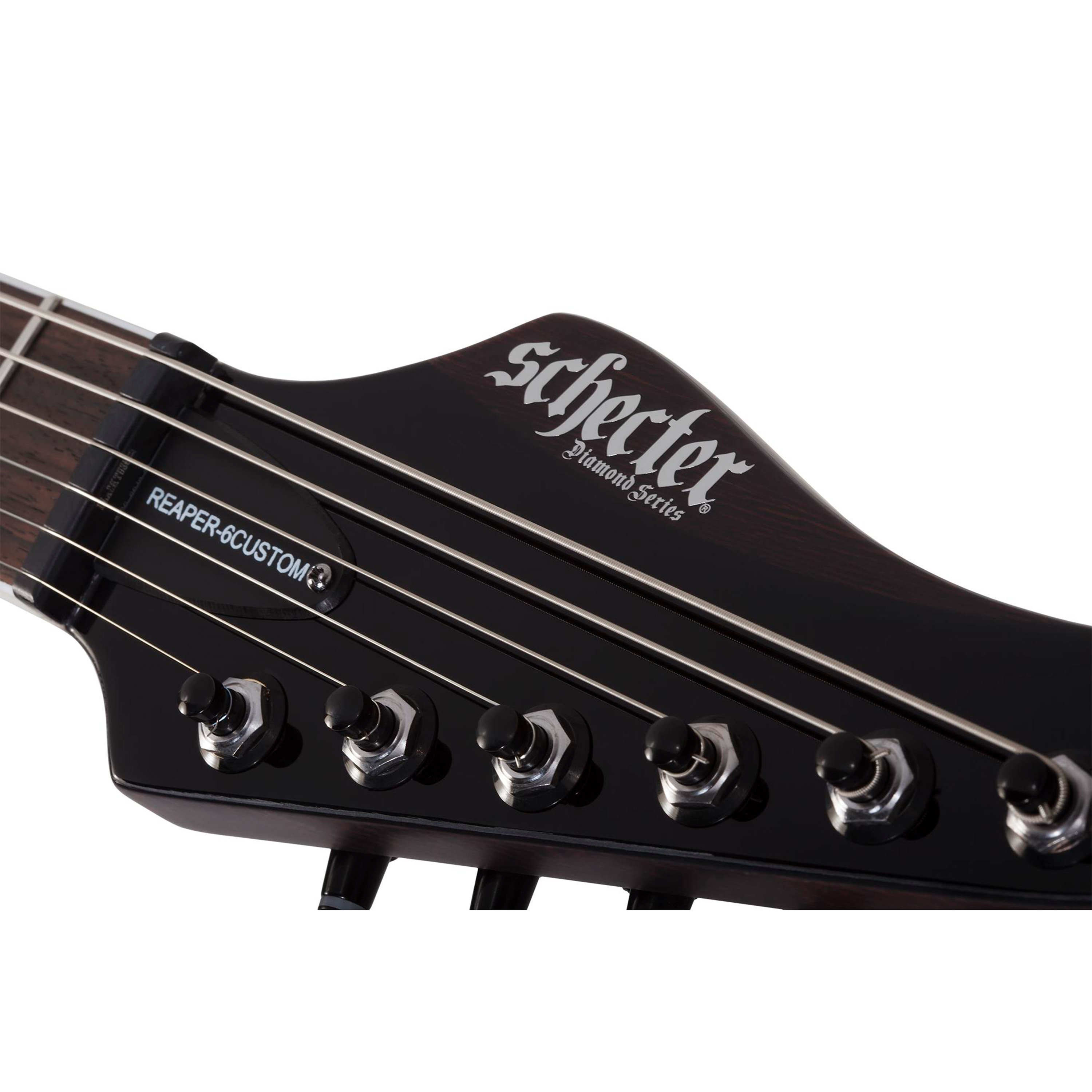 Schecter Reaper 6 Custom - Gloss Black - Guitare métal / moderne ...