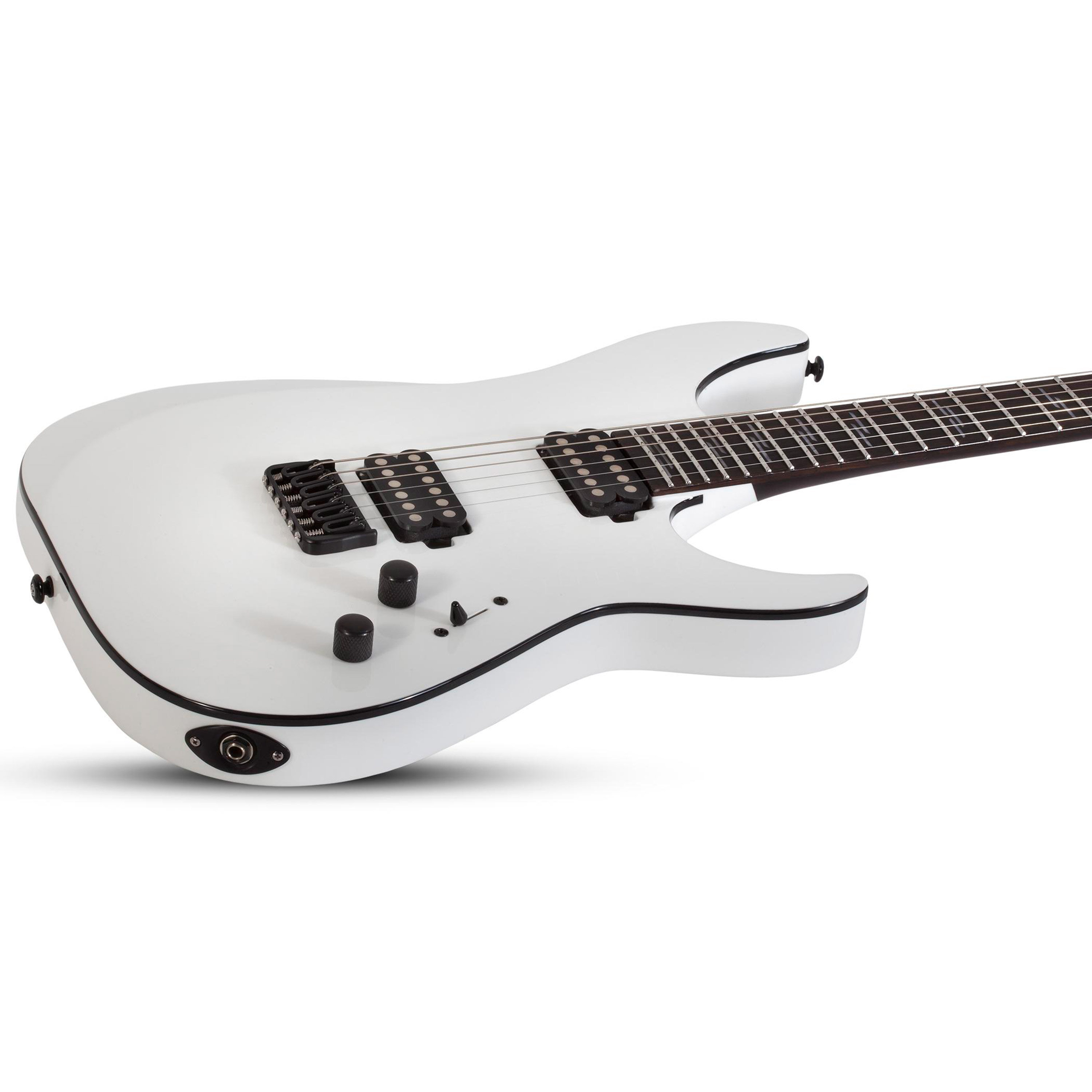 Schecter Reaper 6 Custom - Gloss White - Guitare métal / moderne ...