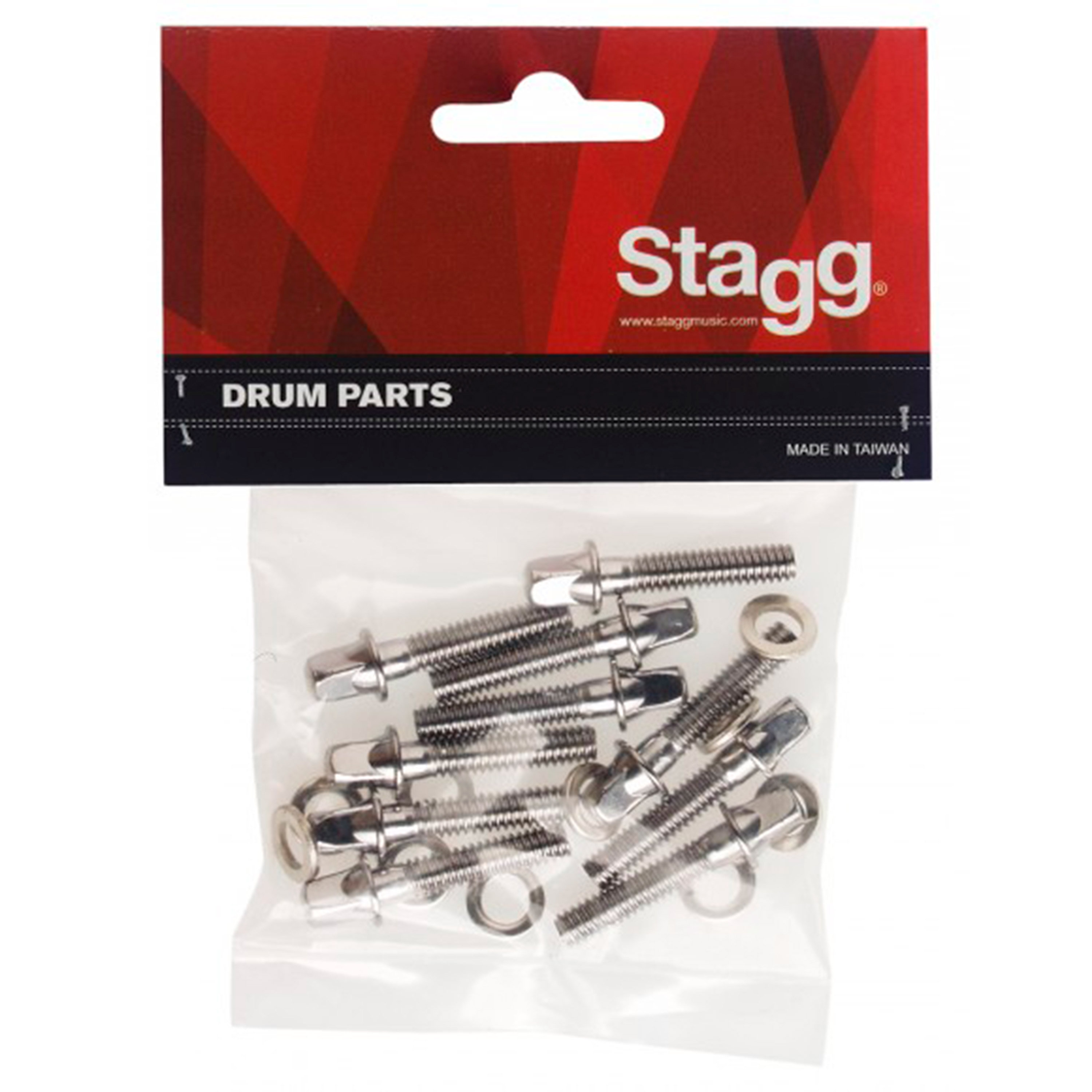 Stagg 4F-HP - Sachet de 10 tirants pour tom ou caisse-claire 25 mm ...