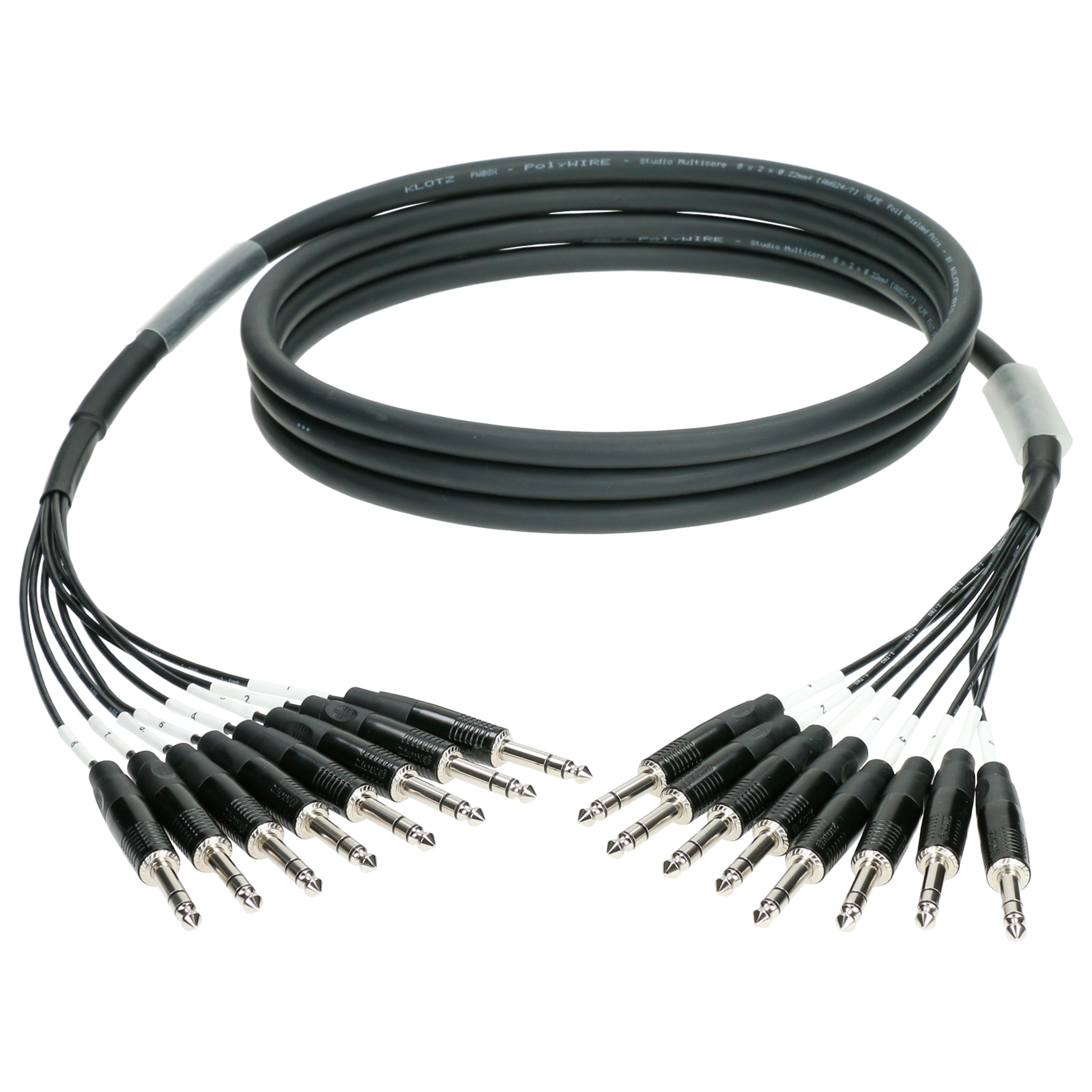 Klotz Câble multipaires loom 8 canaux analogiques 8x Jack 6.35mm ...