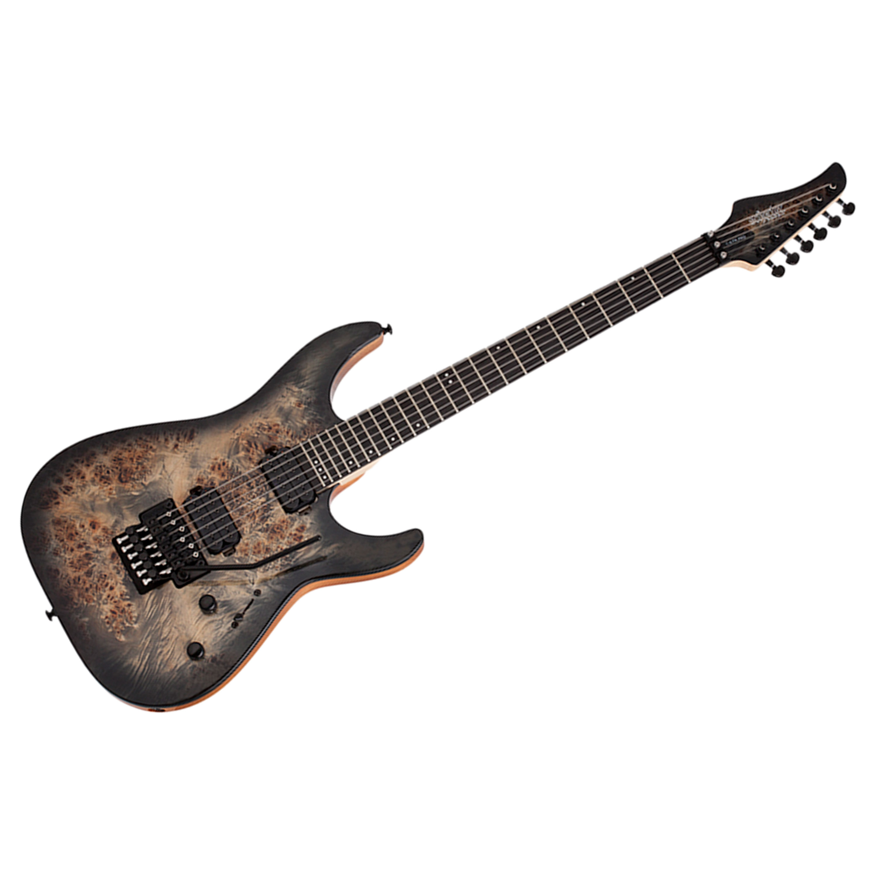Schecter C-6 Pro Floyd - Charcoal Burst - Guitare métal / moderne ...