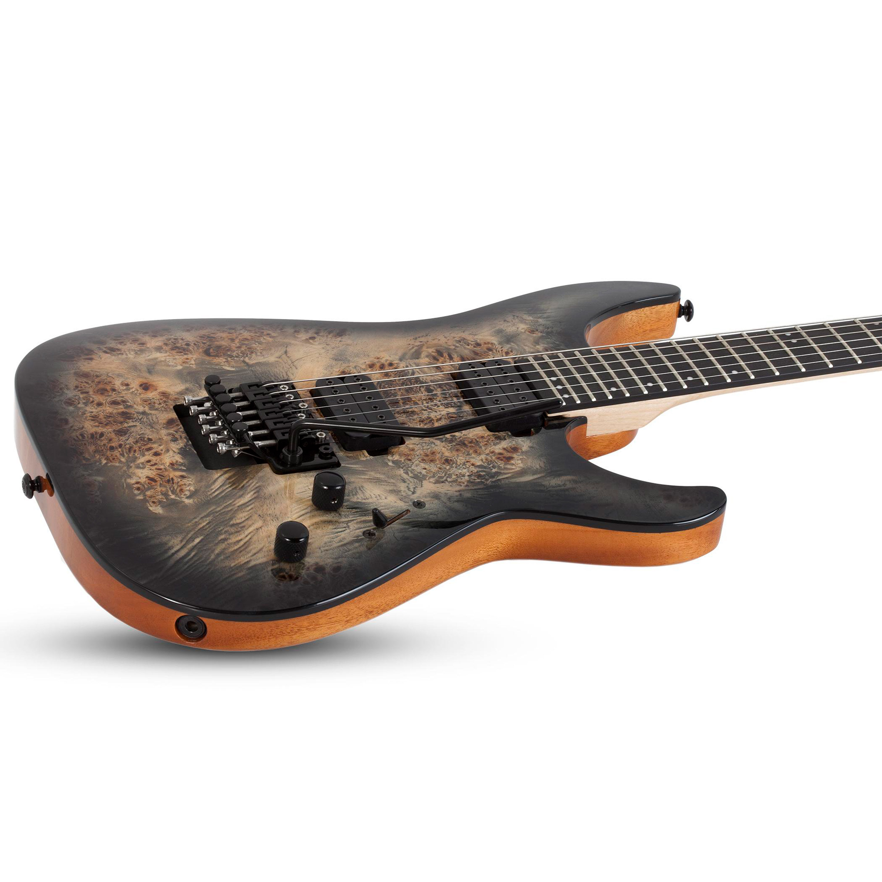Schecter C-6 Pro Floyd - Charcoal Burst - Guitare métal / moderne ...