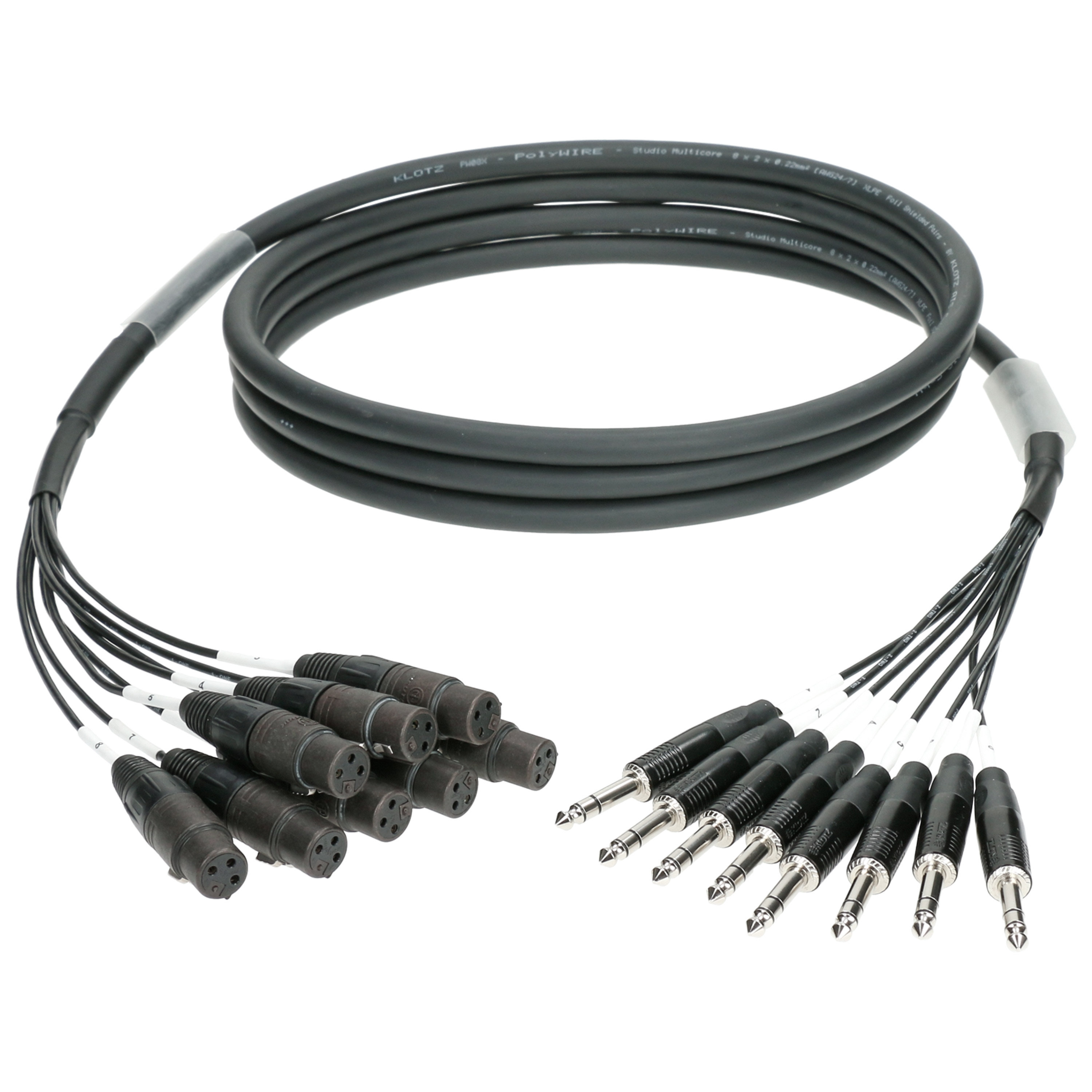 Klotz Câble multipaires loom 8 canaux analogiques 8x XLR Neutrik ...