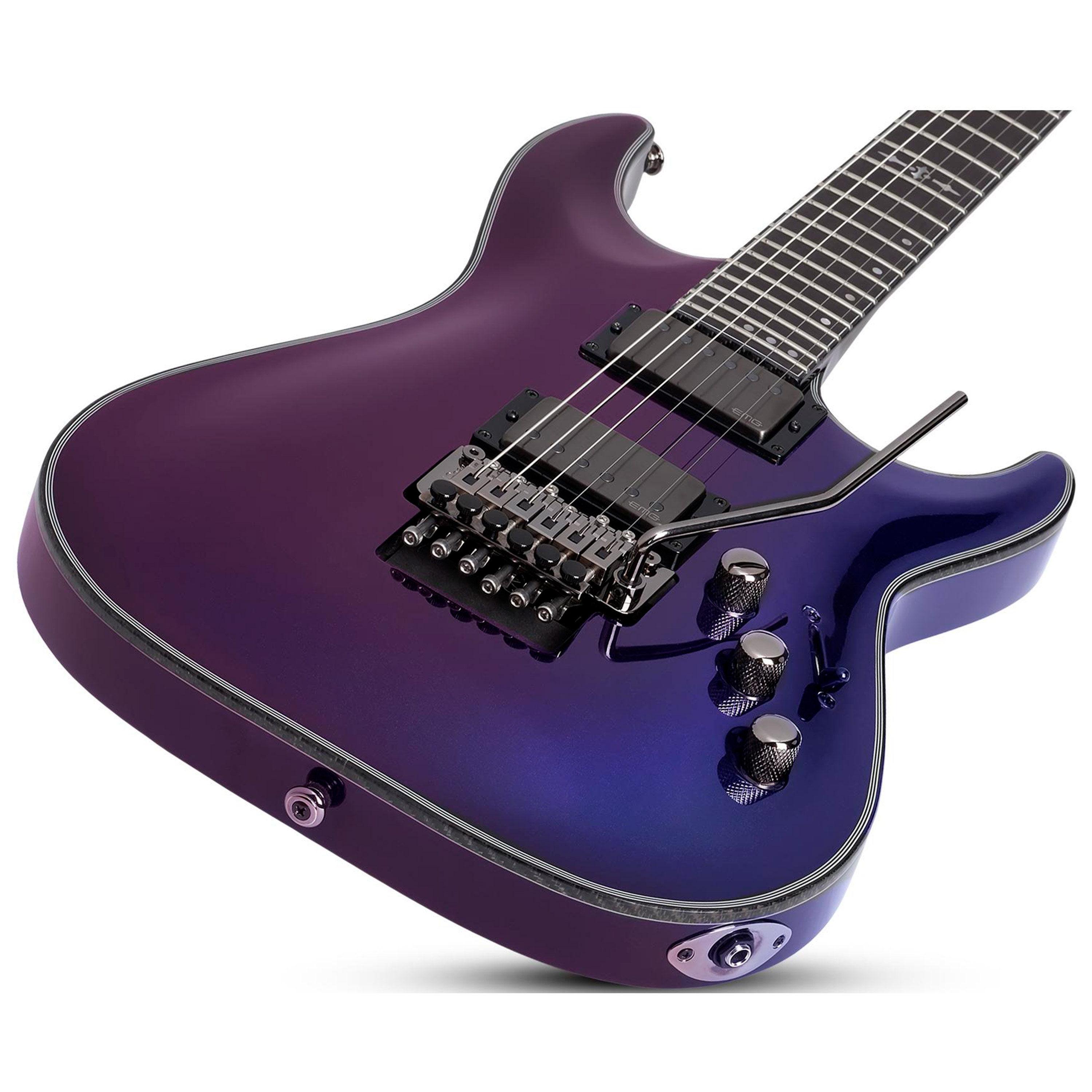 Schecter Hellraiser C-1 Hybrid Floyd - UltraViolet - Guitare Metal ...