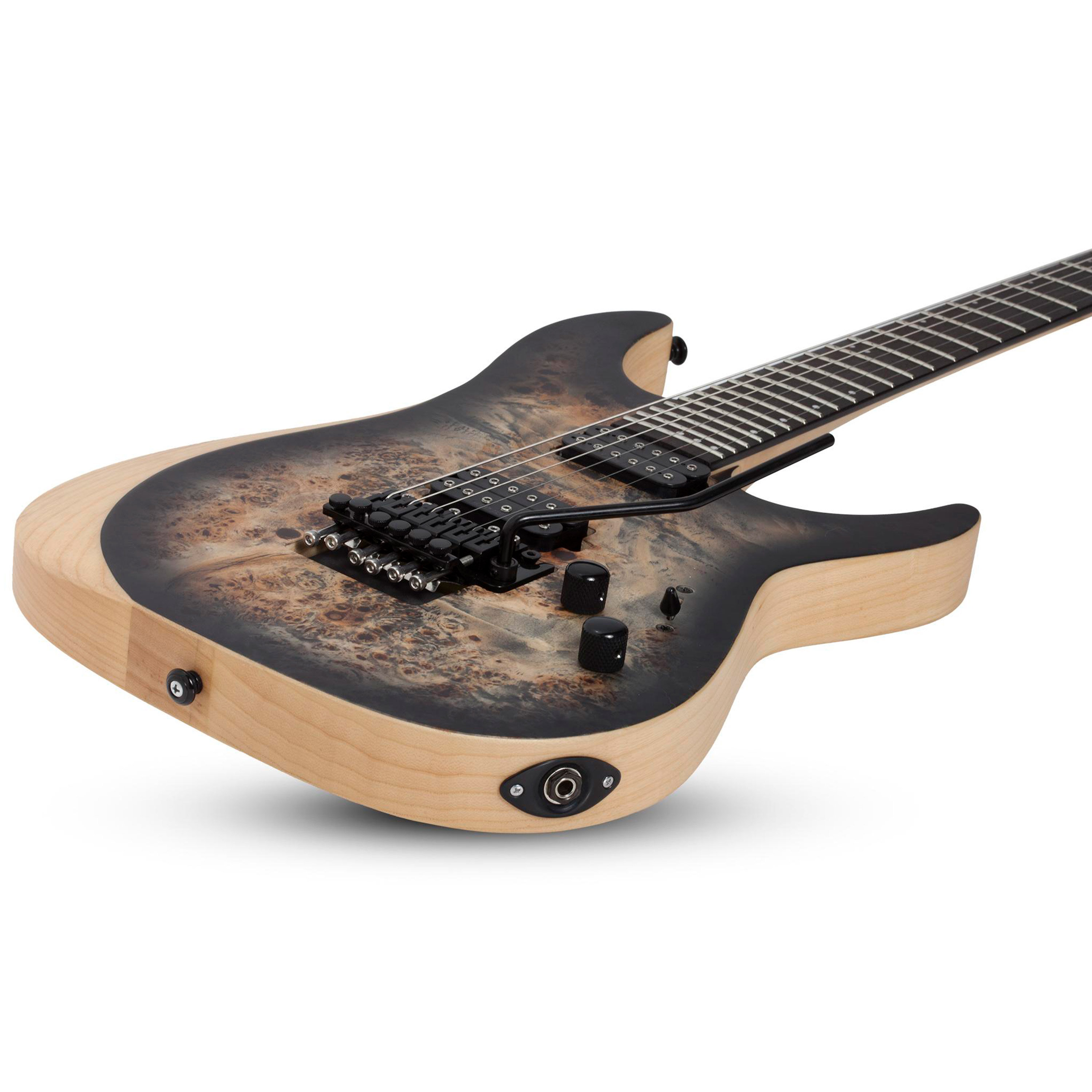 Schecter Reaper 6 Floyd Rose - Charcoal Burst - Guitare métal / moderne ...