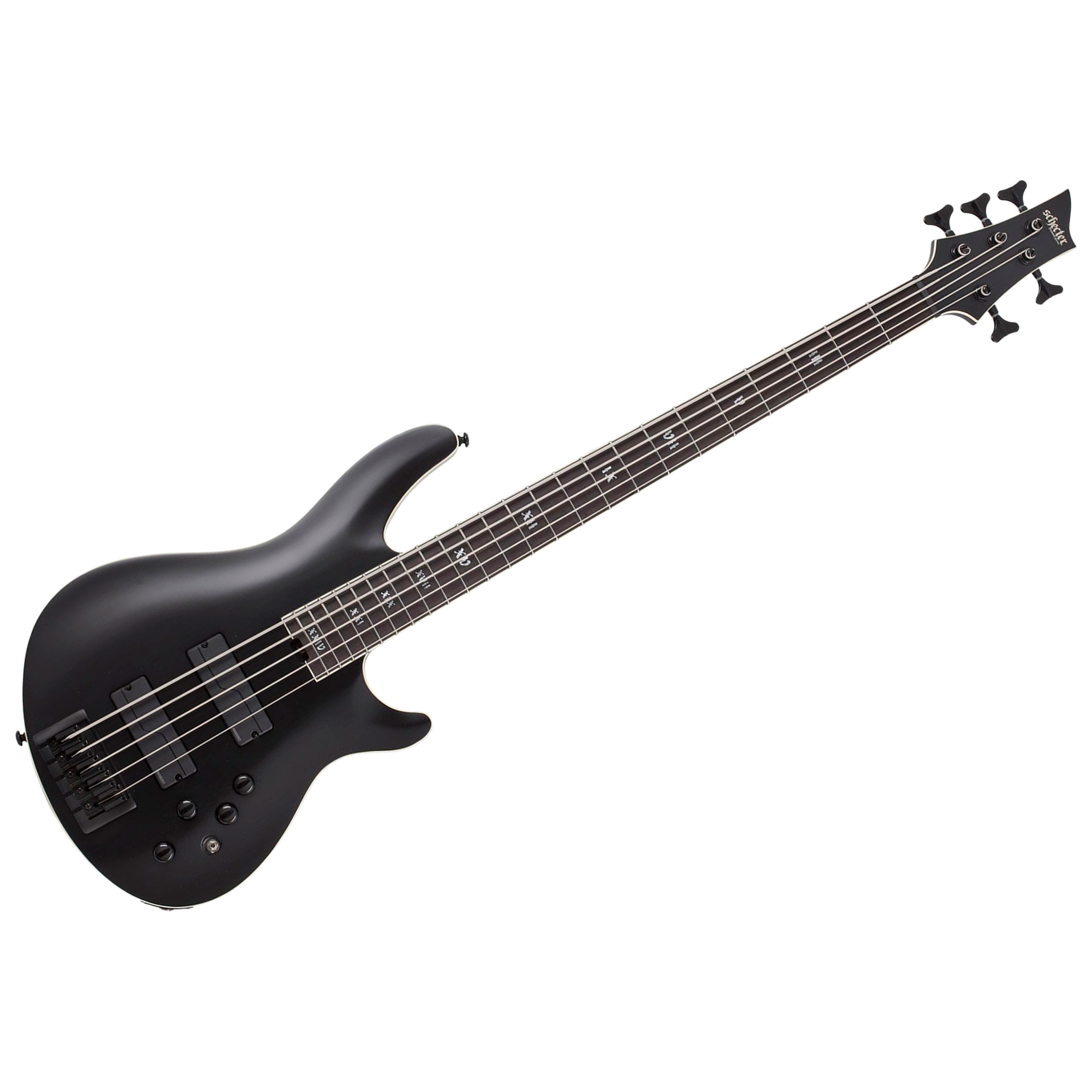 Schecter SLS Elite-5 Evil Twin - Satin Black - Basse électrique ...