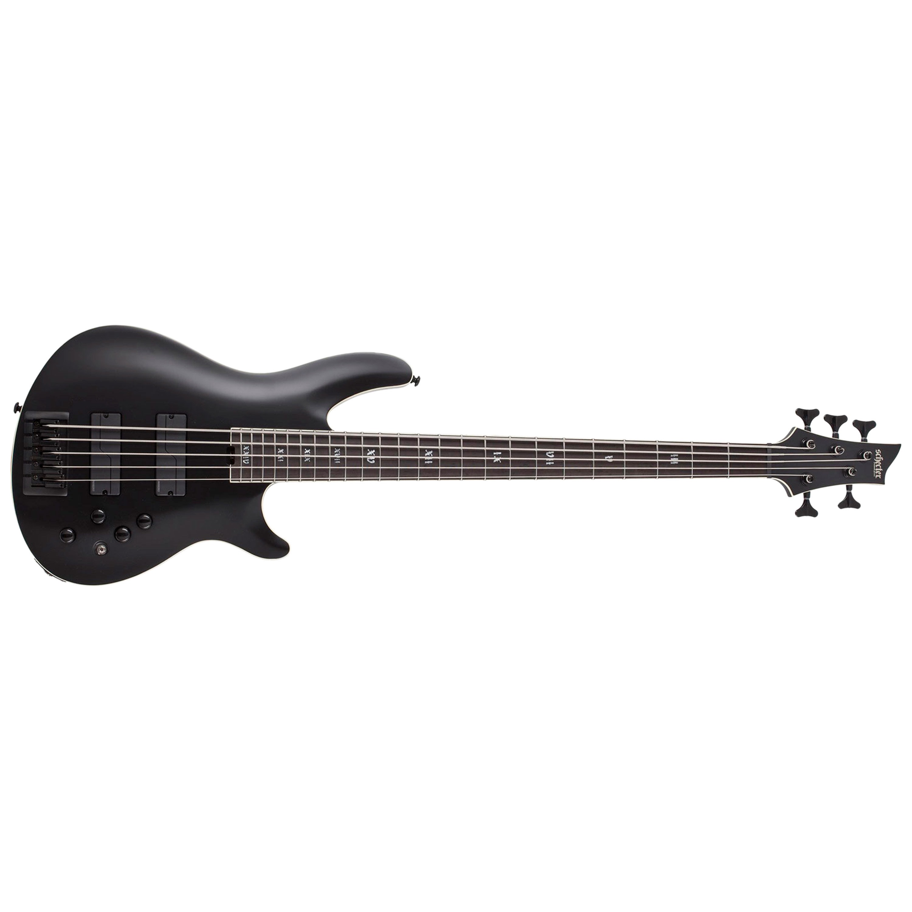 Schecter SLS Elite-5 Evil Twin - Satin Black - Basse électrique ...