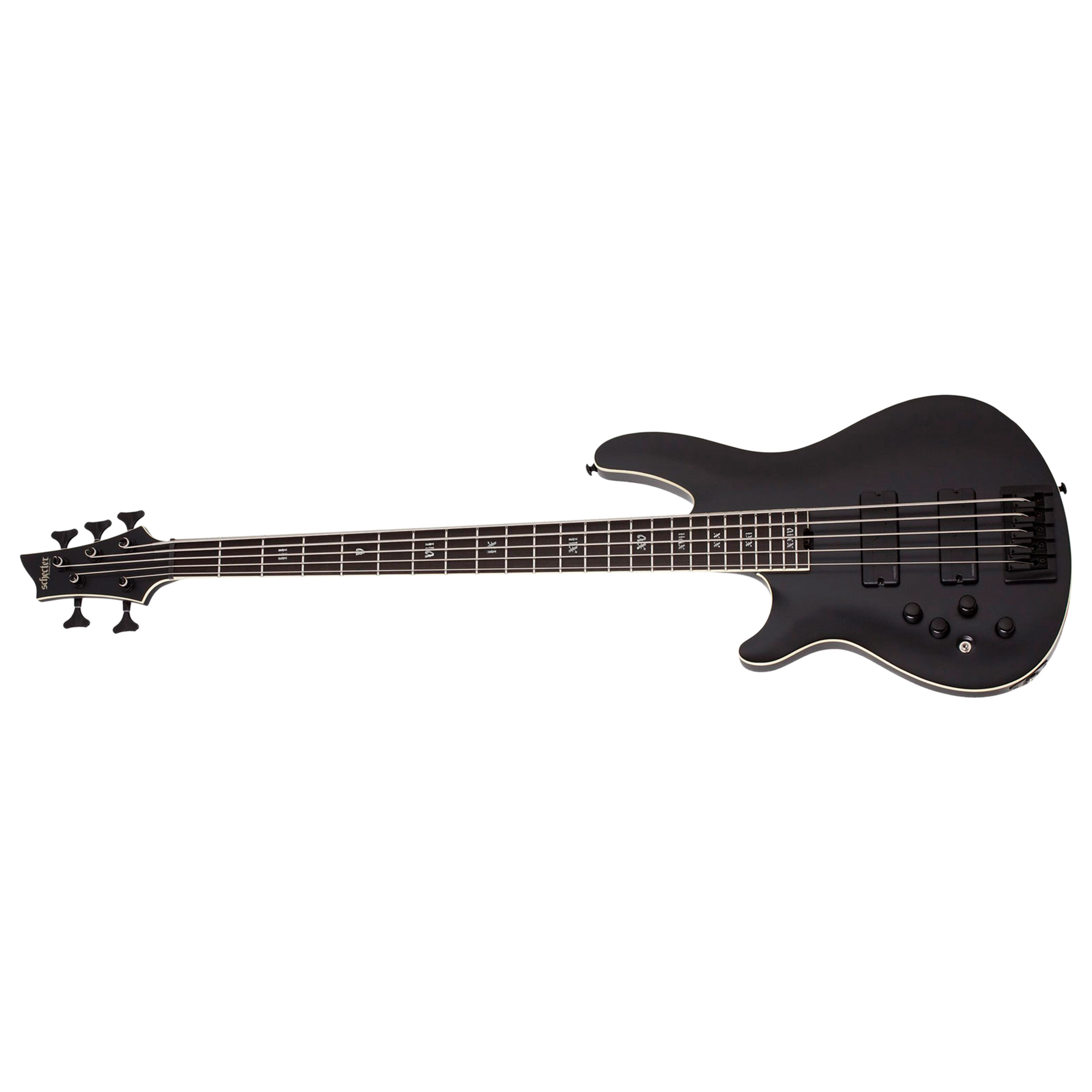 Schecter SLS Elite-5 Evil Twin L - Satin Black - Basse gaucher ...