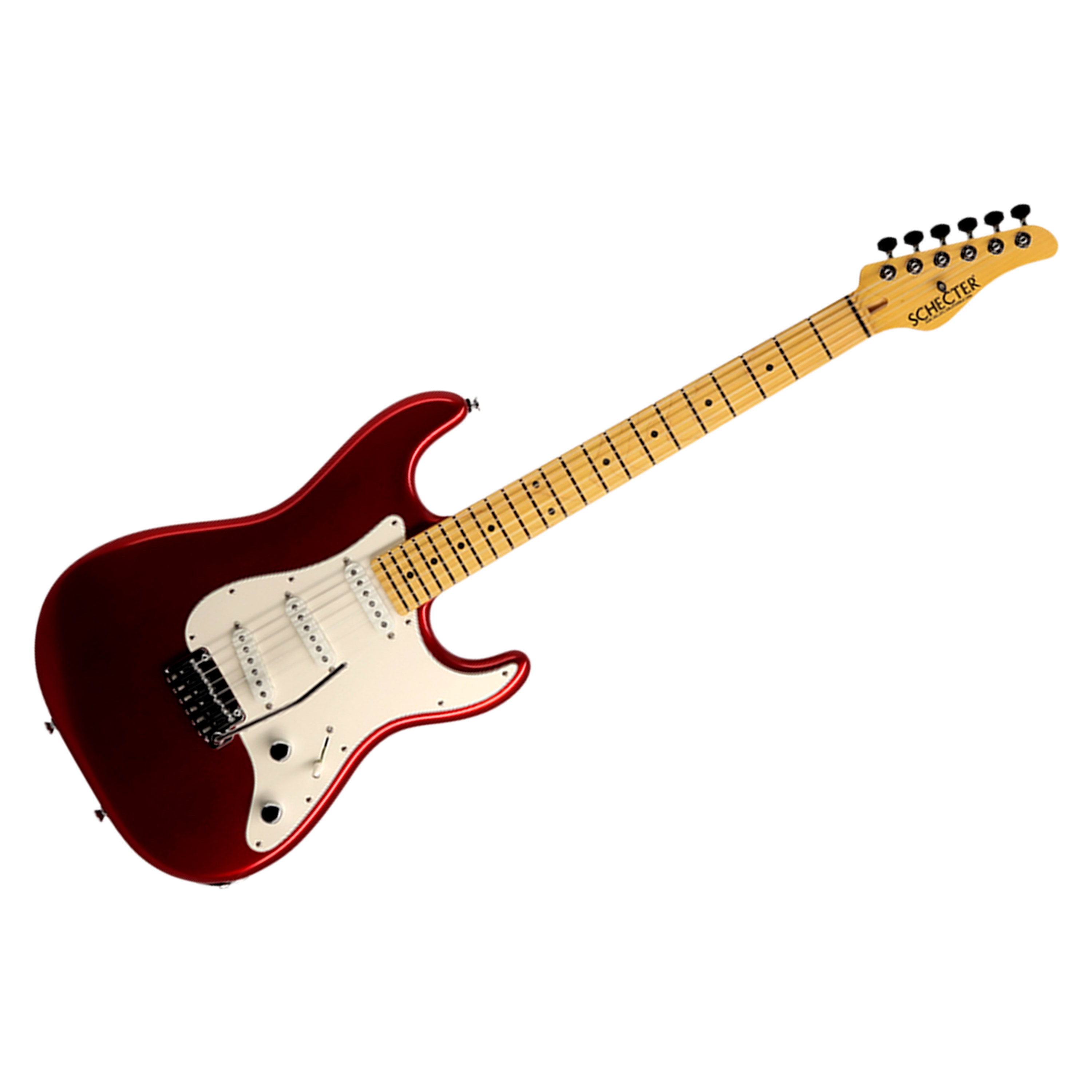 Schecter Traditional USA Production Series - Candy Red - Maple ...
