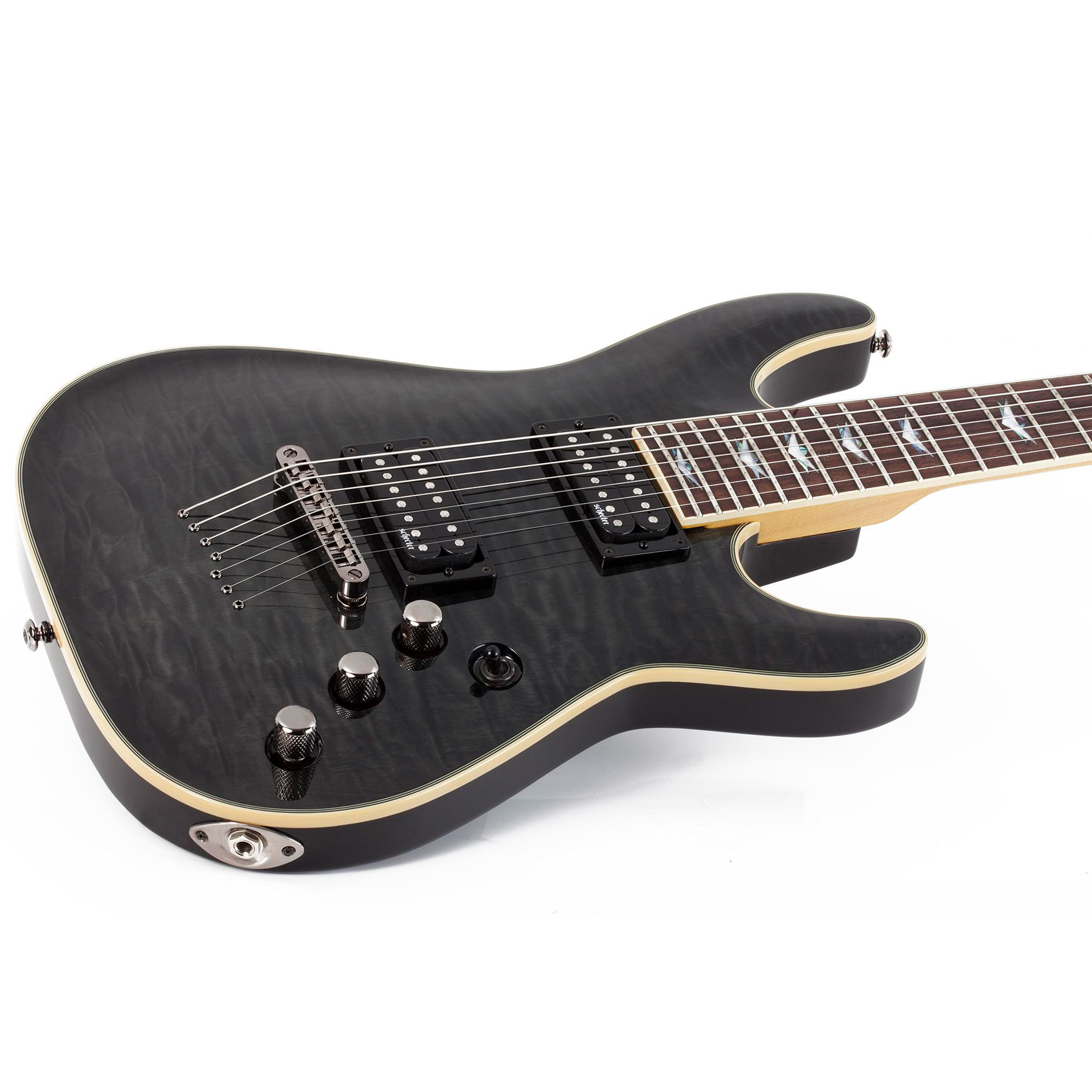 Schecter Omen Extreme-7 - See Through Black - Guitare métal / moderne ...