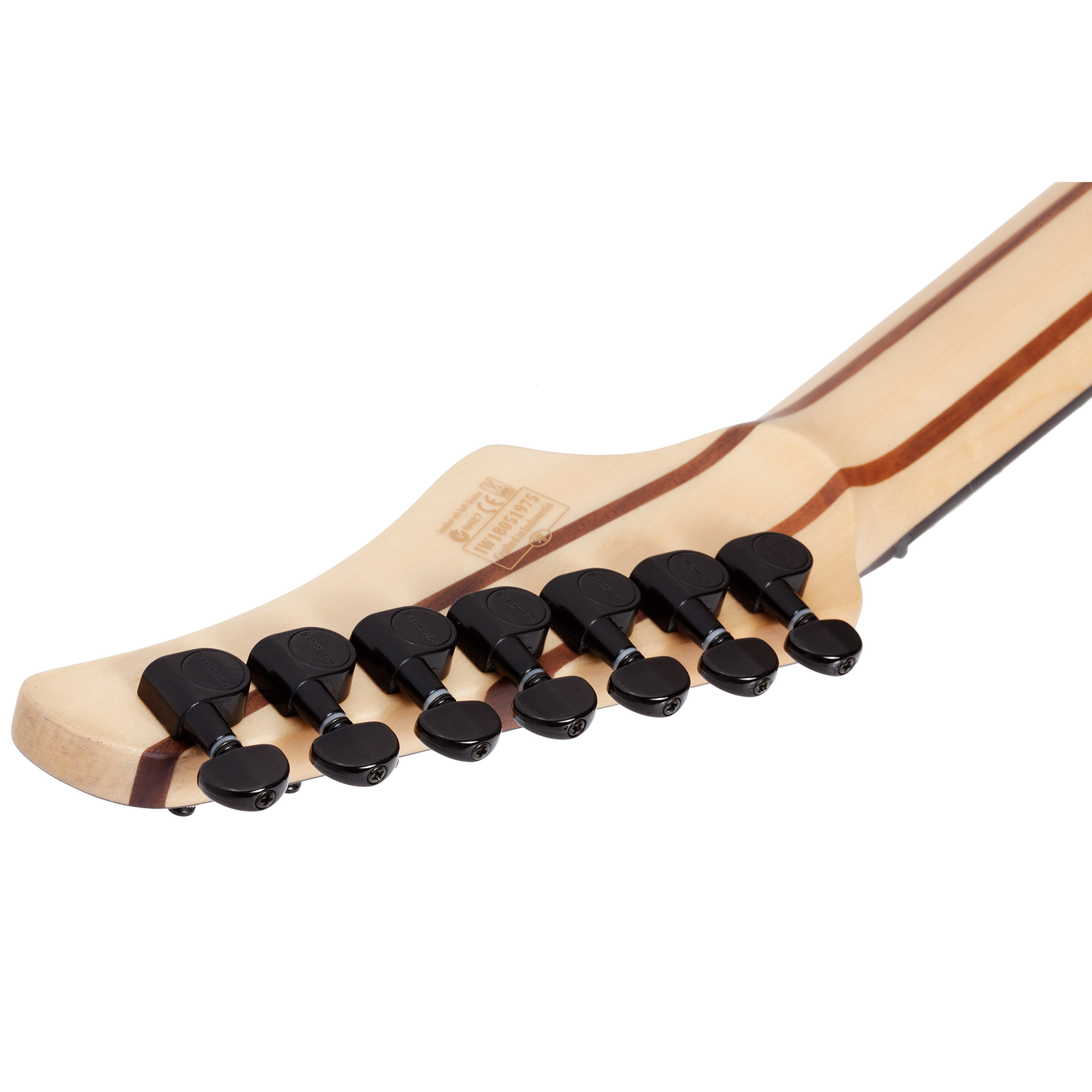 Schecter Reaper 7 multi scale - Charcoal Burst - Guitare métal ...