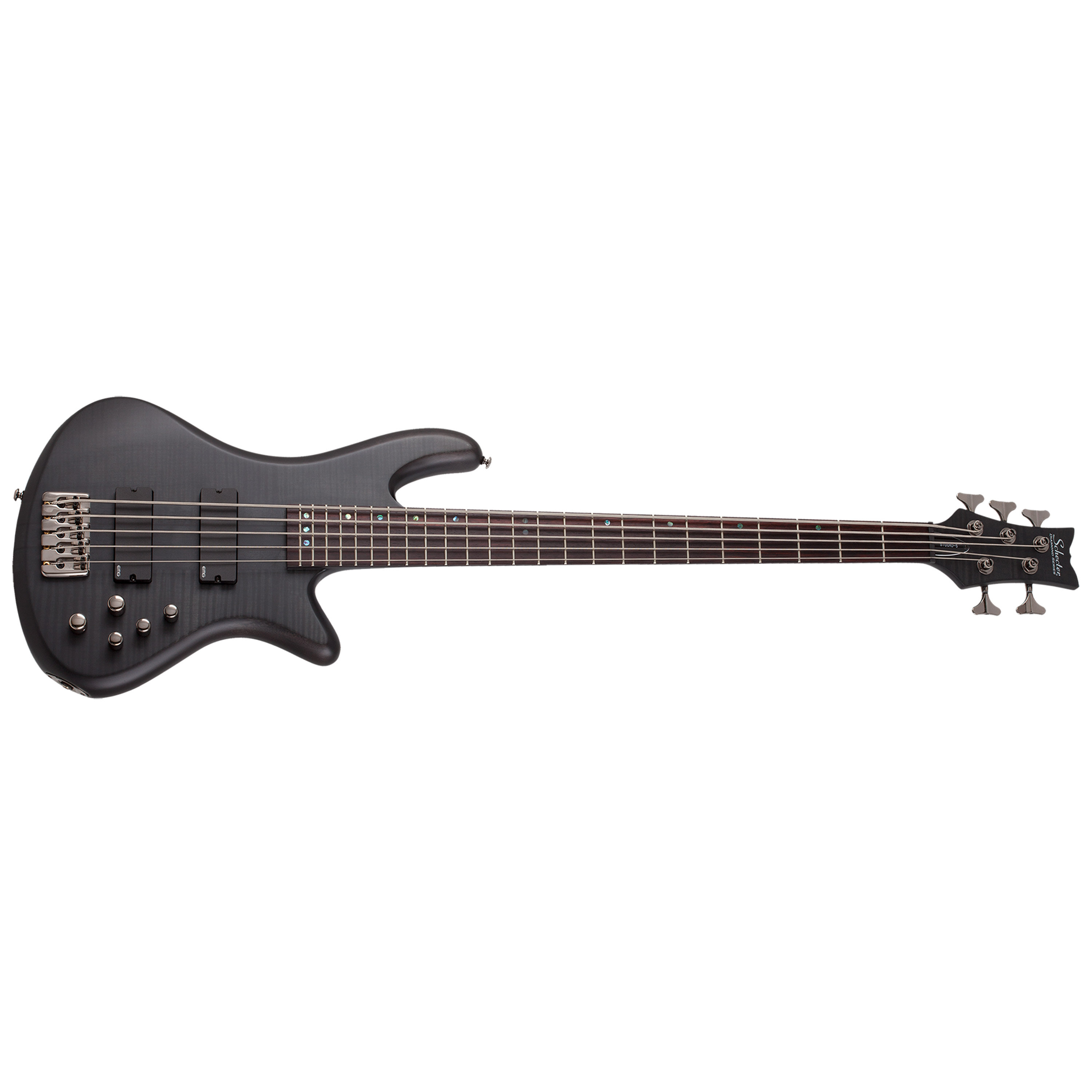 Schecter Stiletto Studio 5 - See Thru Black Satin - Basse électrique ...